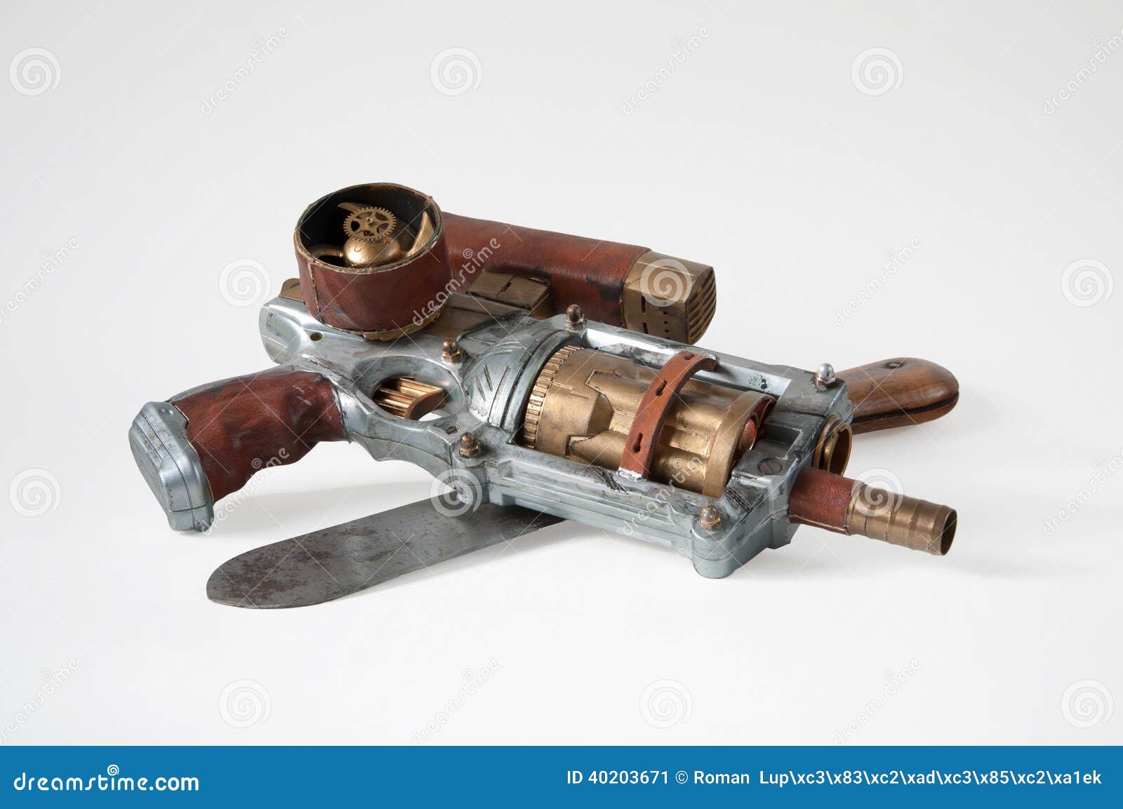 Steampunk Machine Gun