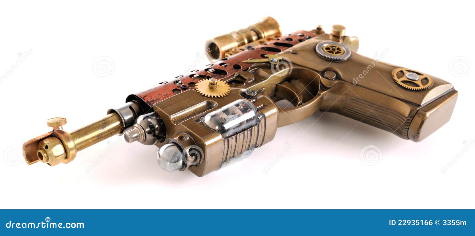 Steampunk Hand Cannon stock photo. Image of homemade - 22935166