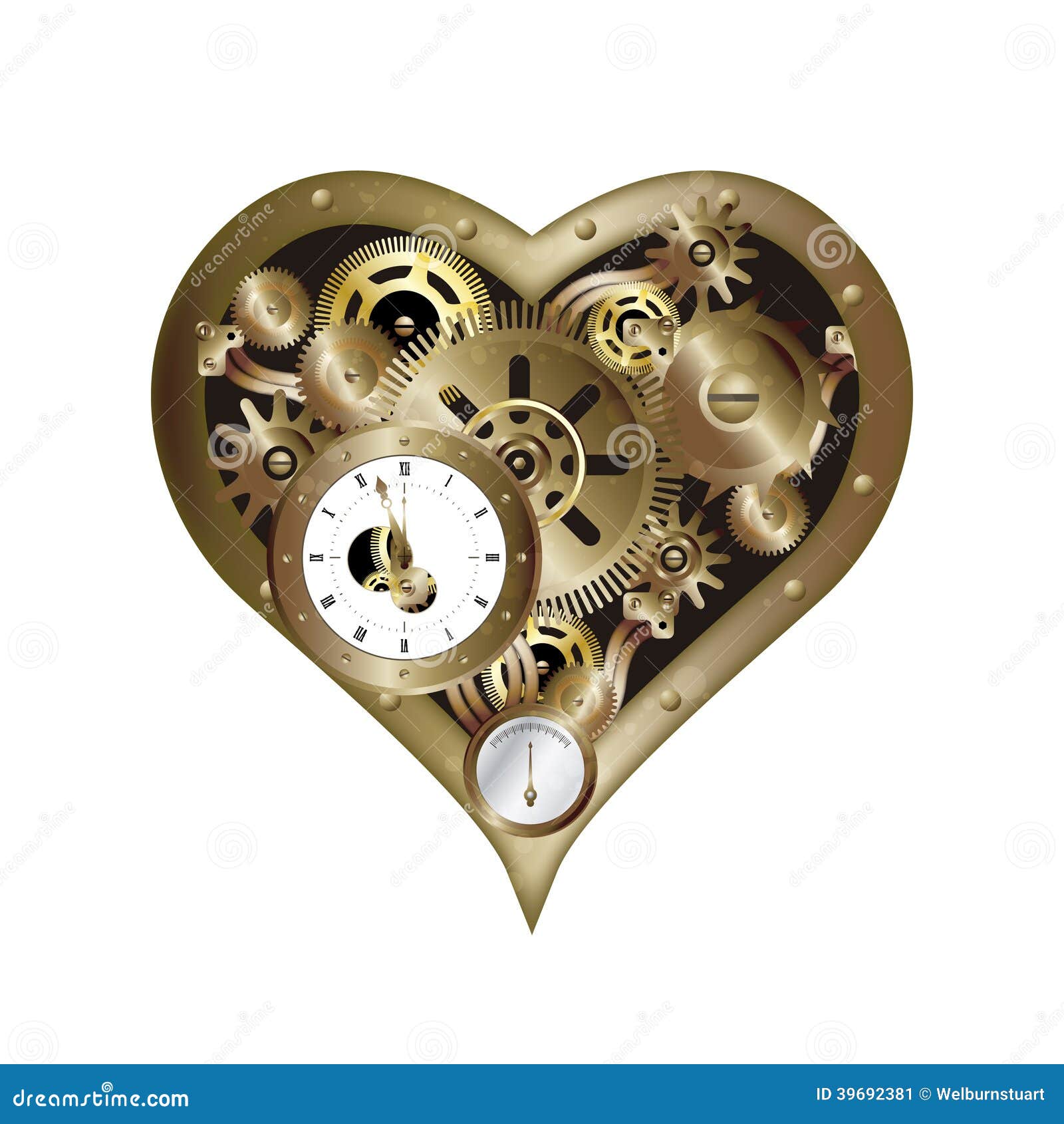 Steampunk Heart 2 Stock Illustrations – 3 Steampunk Heart 2 Stock ...