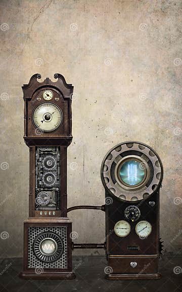 Steampunk Time Machine stock image. Image of strange - 100148909