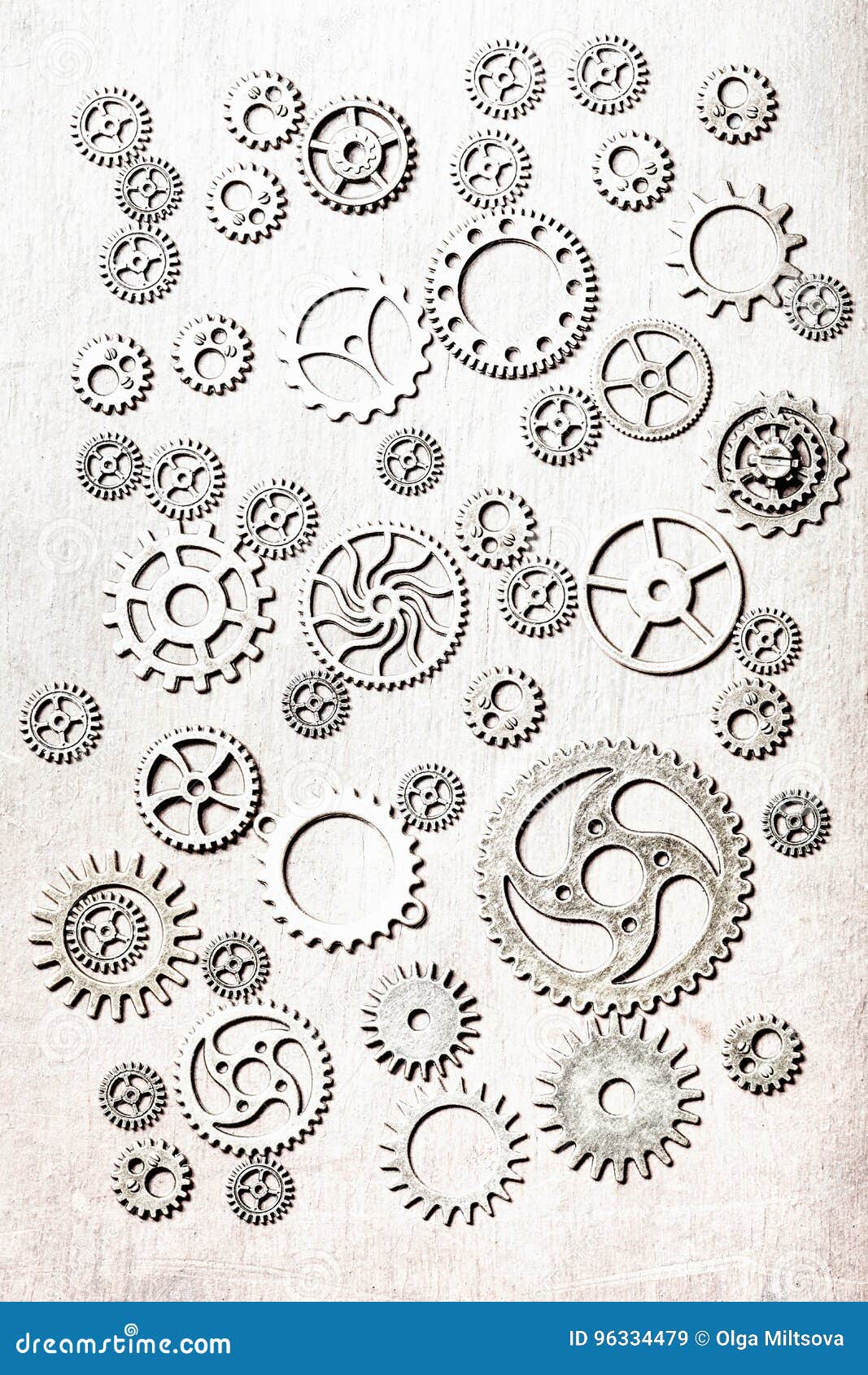 Steampunk Mechanical Cogs Gears Wheels Stock Image - Image of retro ...