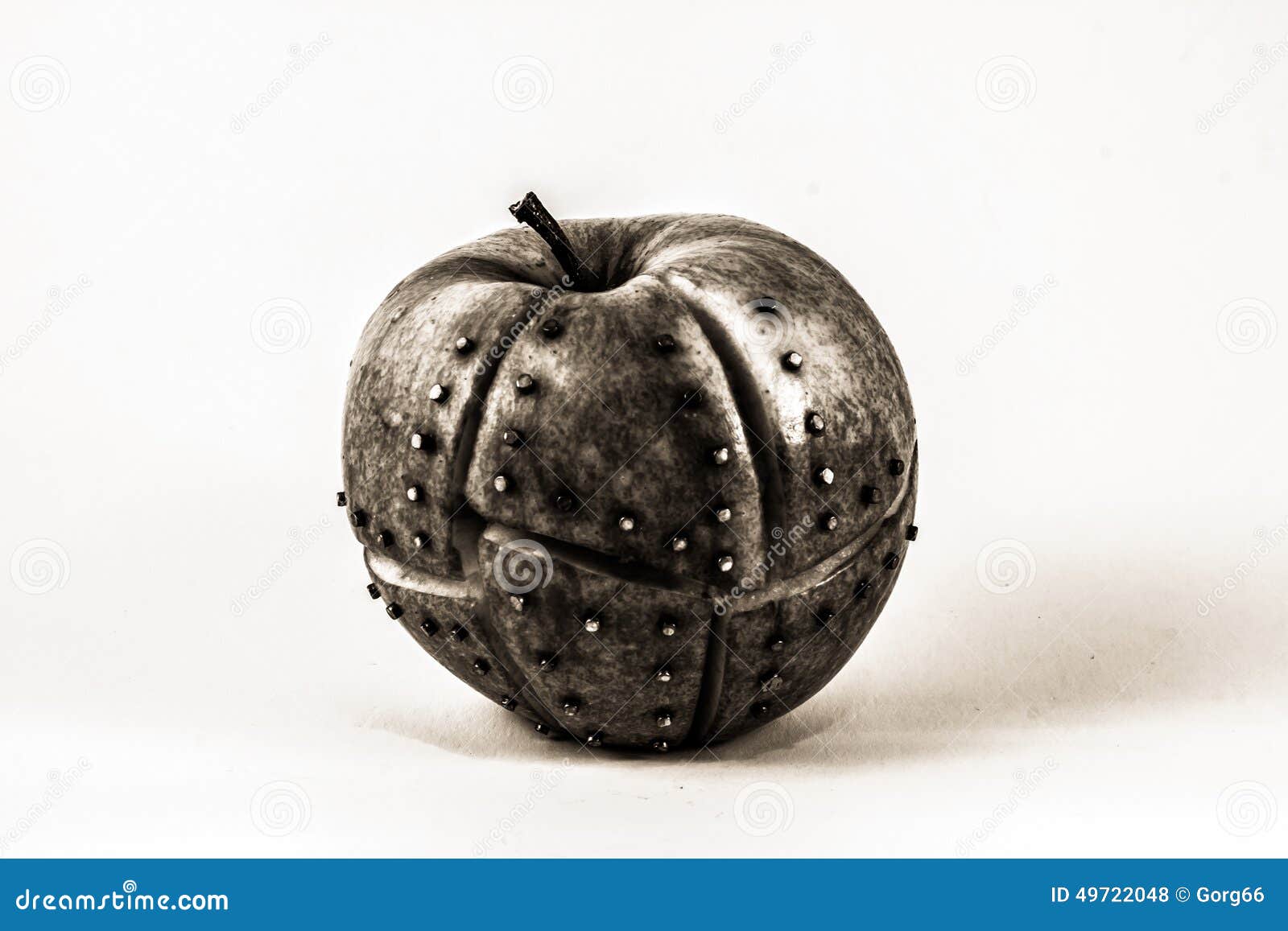 Steam-punk Mechanical Metalic Apple Stock Photo - Image of freshness ...