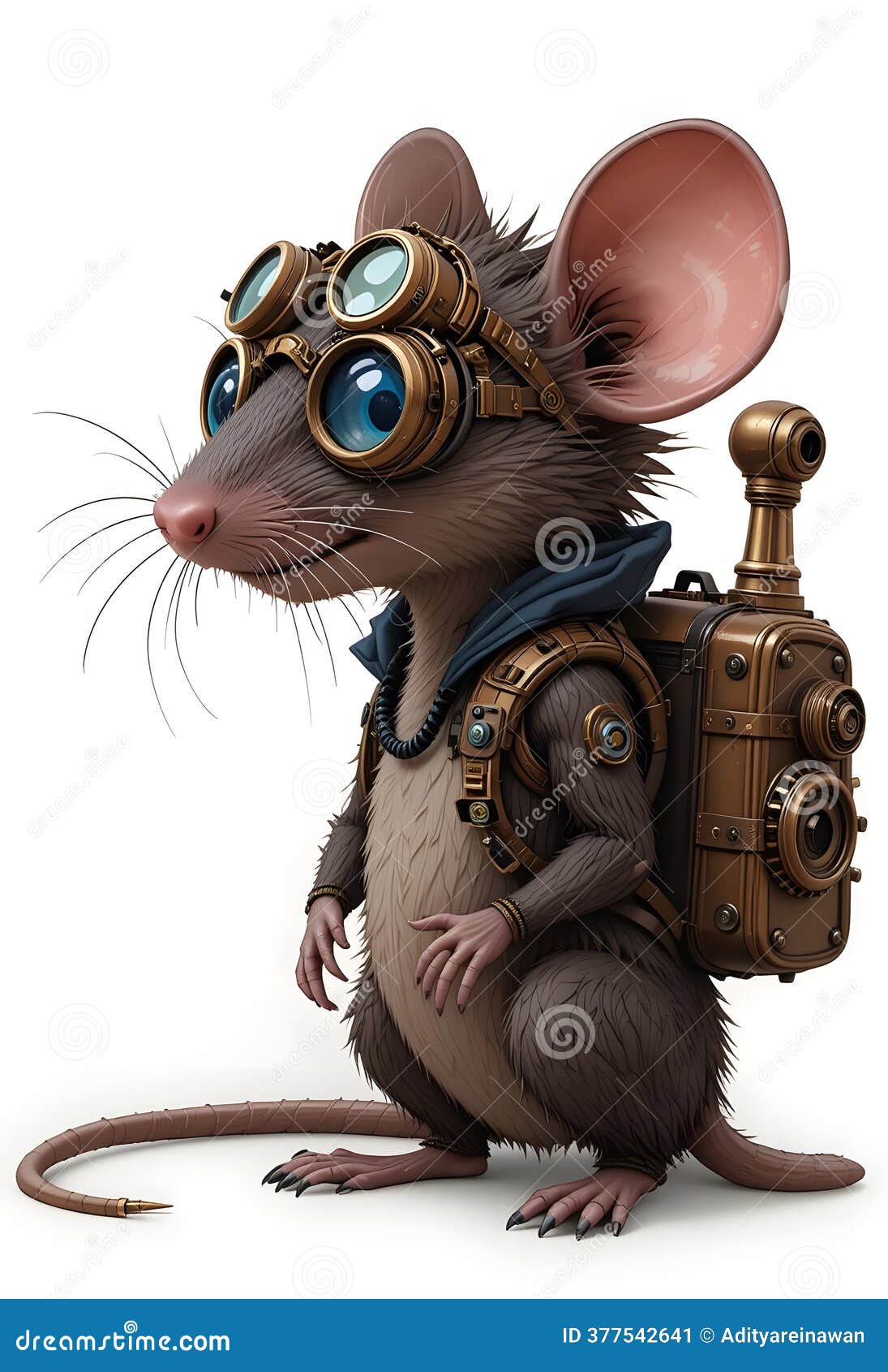 Steampunk Mouse With Classical Hat Royalty-Free Stock Photography ...