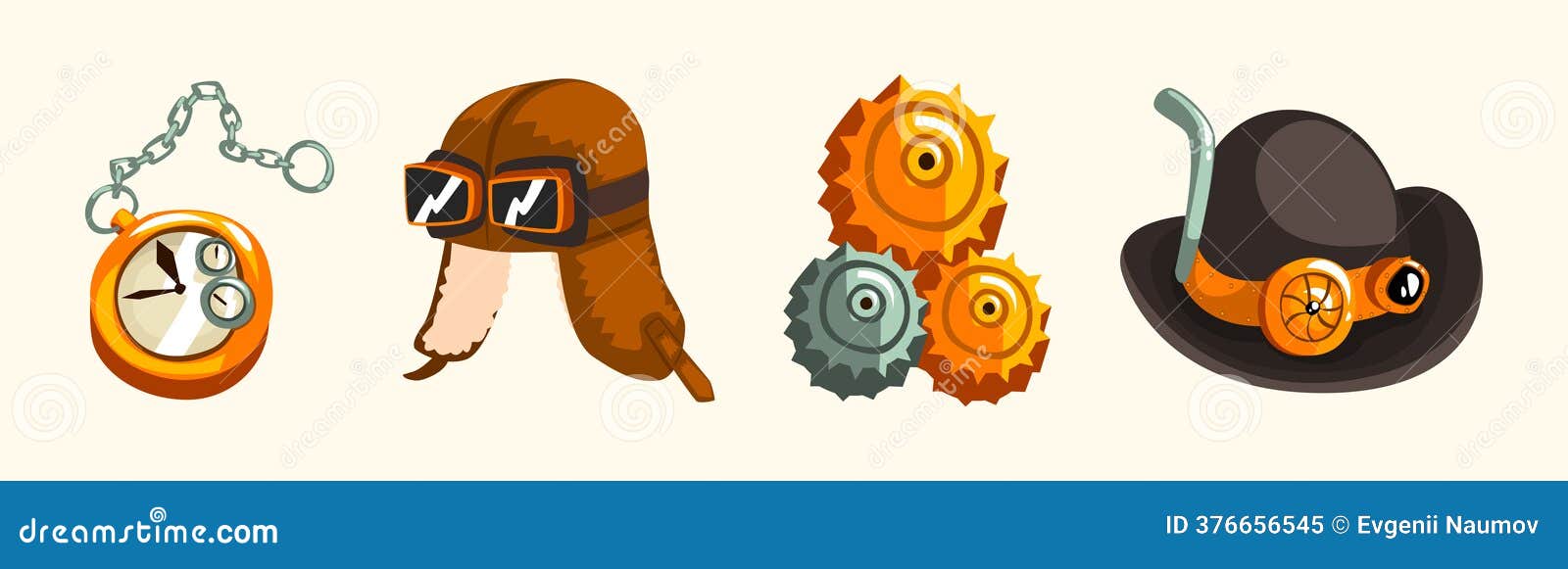 Steampunk Cat, Antique Mechanical Device Or Mechanism Vector ...