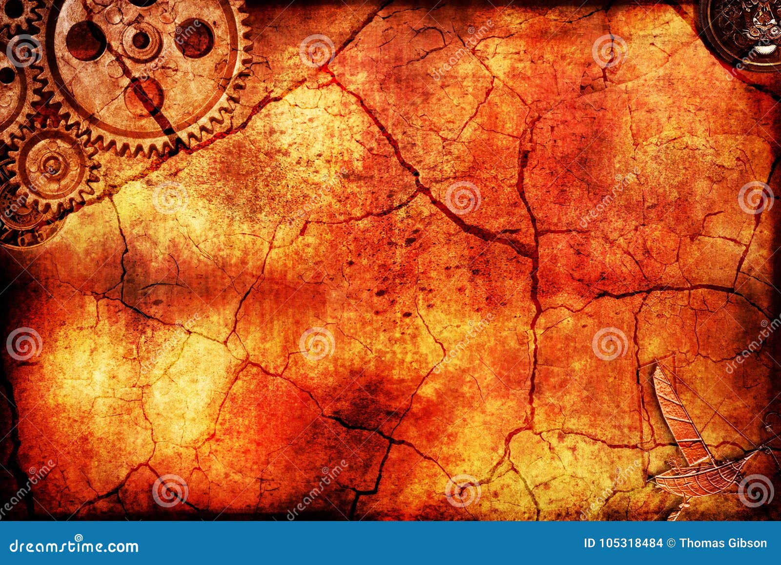 Steampunk Paper Texture Royalty-Free Stock Image | CartoonDealer.com ...