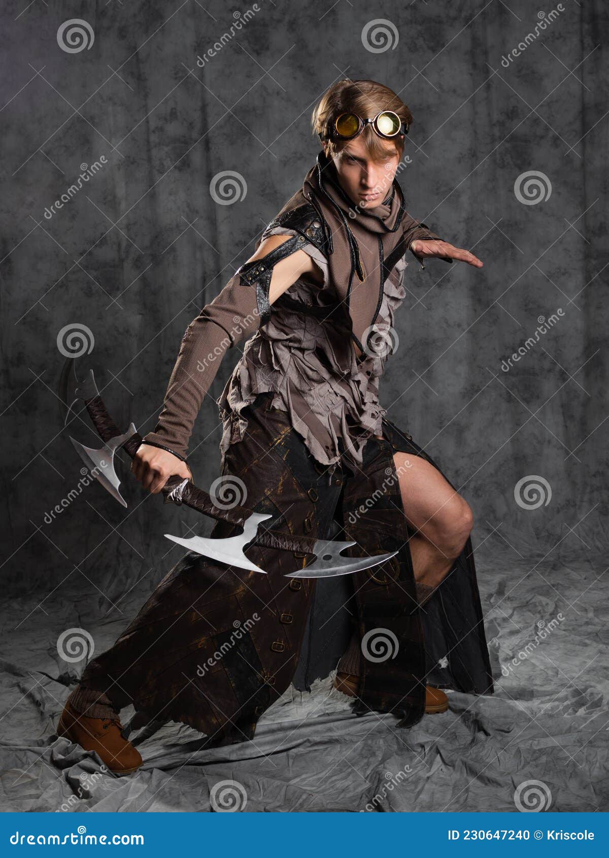 Steampunk or Post-apocalyptic Style Character, with an Unusual Cold ...