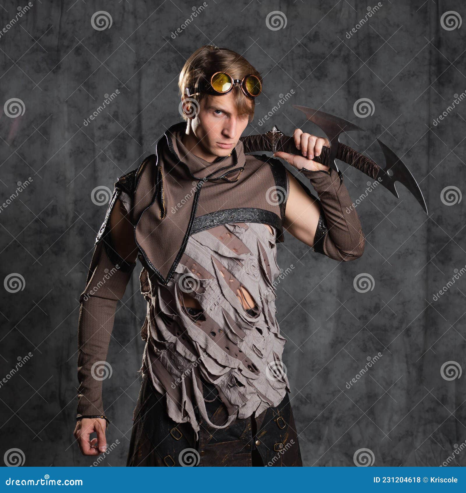 Steampunk or Post-apocalyptic Style Character, with an Unusual Cold ...