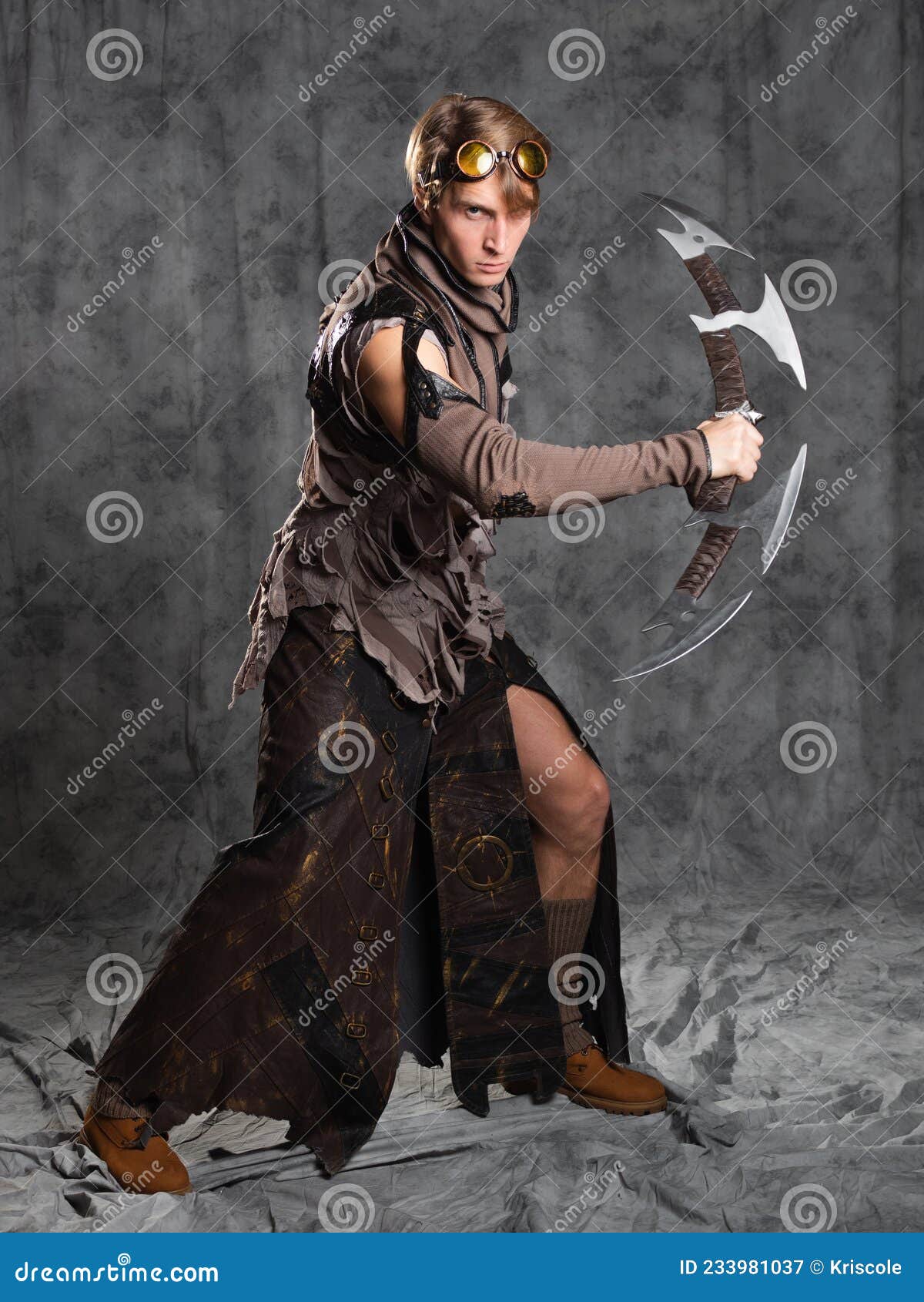 Steampunk or Post-apocalyptic Style Character, with an Unusual Cold ...