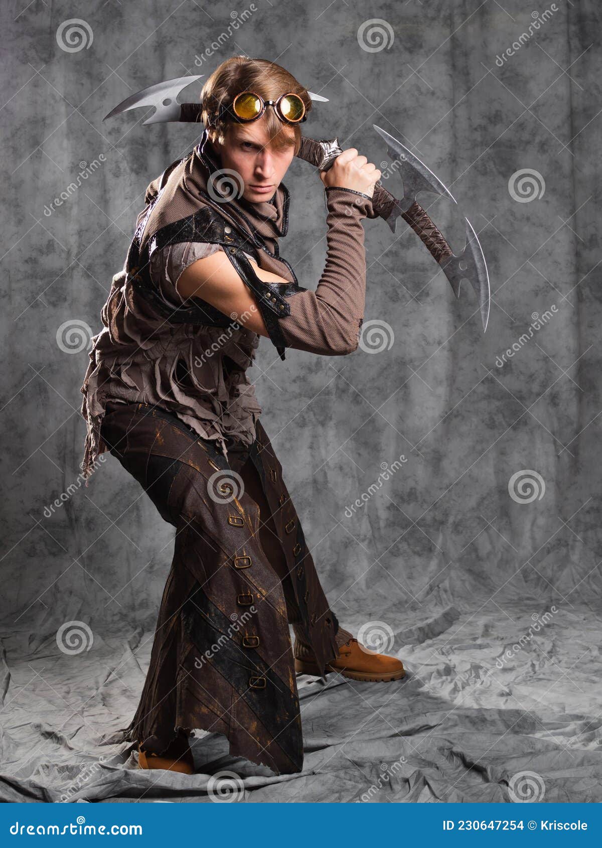 Steampunk or Post-apocalyptic Style Character, with an Unusual Cold ...