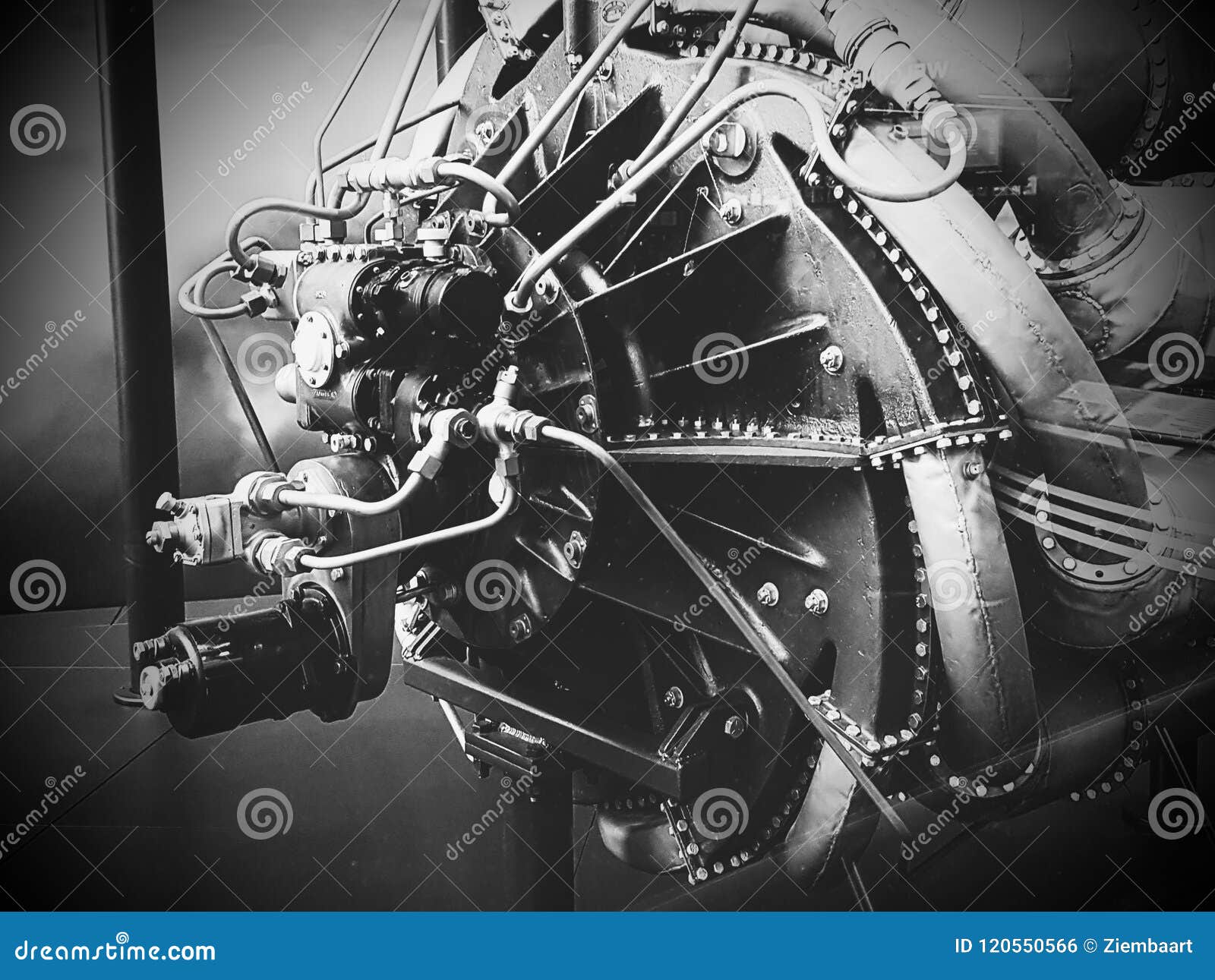 Steampunk Spaceship With View Of Earth Stock Photography ...
