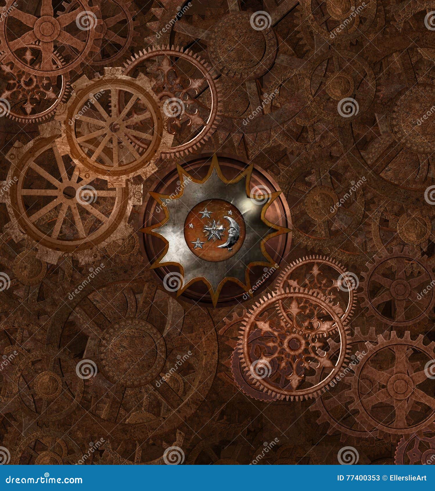 Steampunk Rusty Background Royalty-Free Stock Photography ...