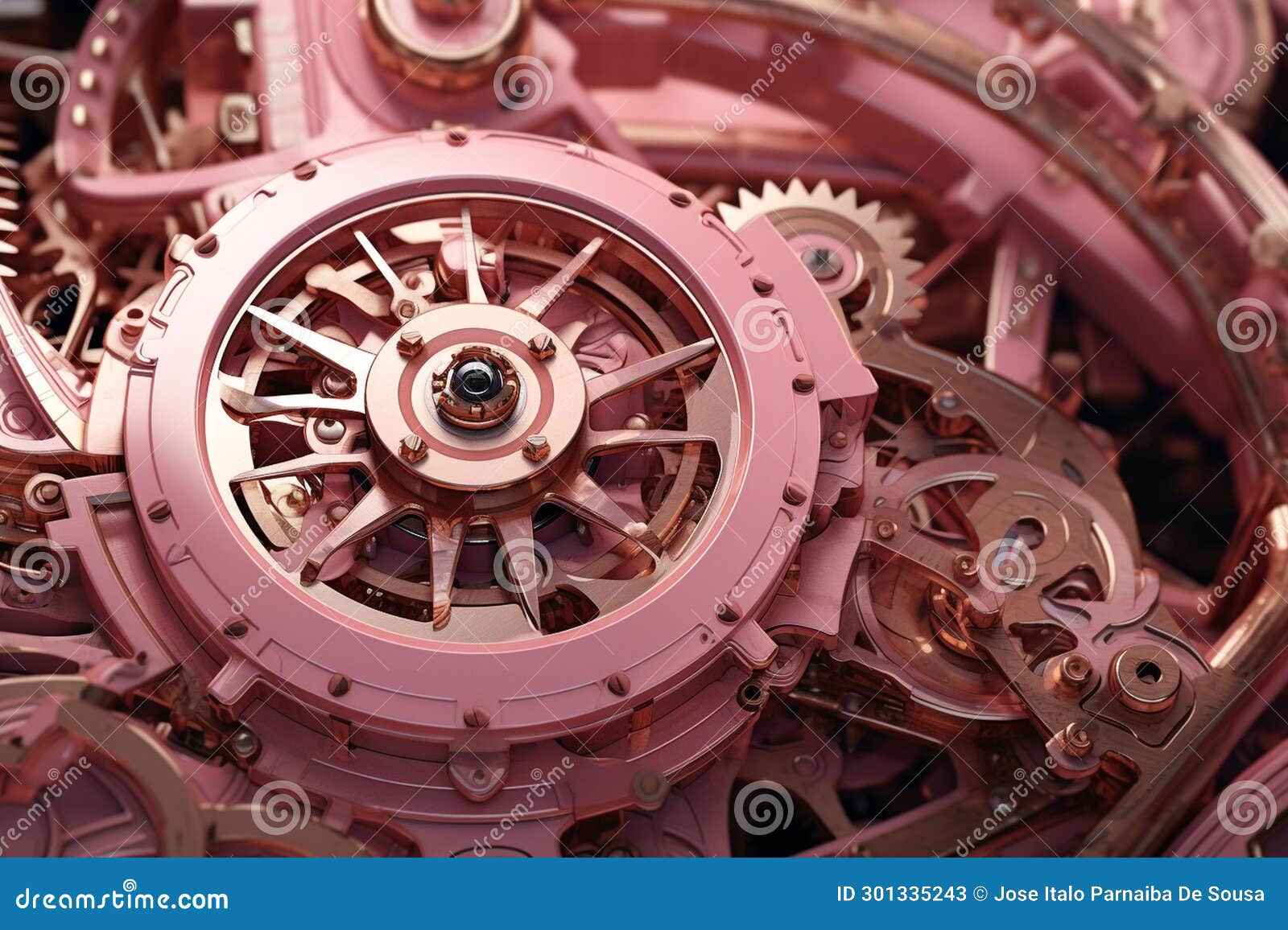Steampunk Strength Gears And Mechanisms Stock Image | CartoonDealer.com ...