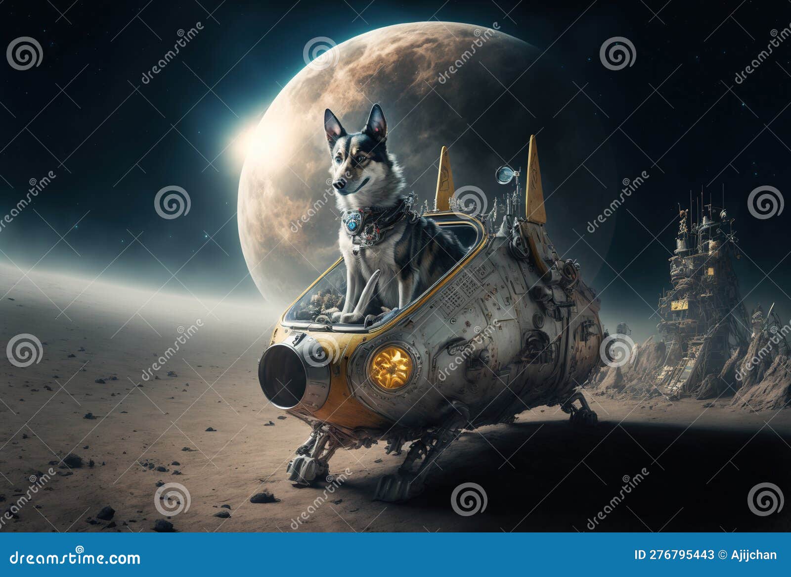 Steampunk Planet Earth. AI Generation Stock Photo | CartoonDealer.com ...