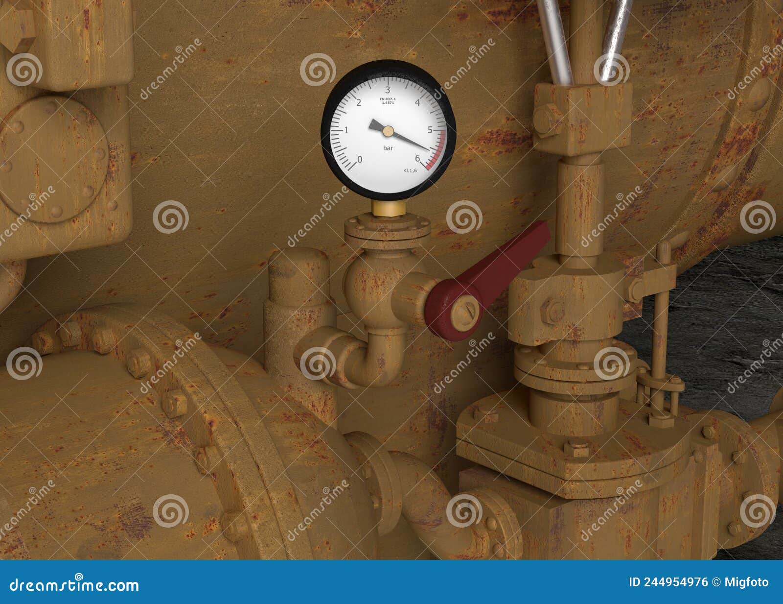 Steampunk style unit stock photo. Image of limit, industry - 244954976