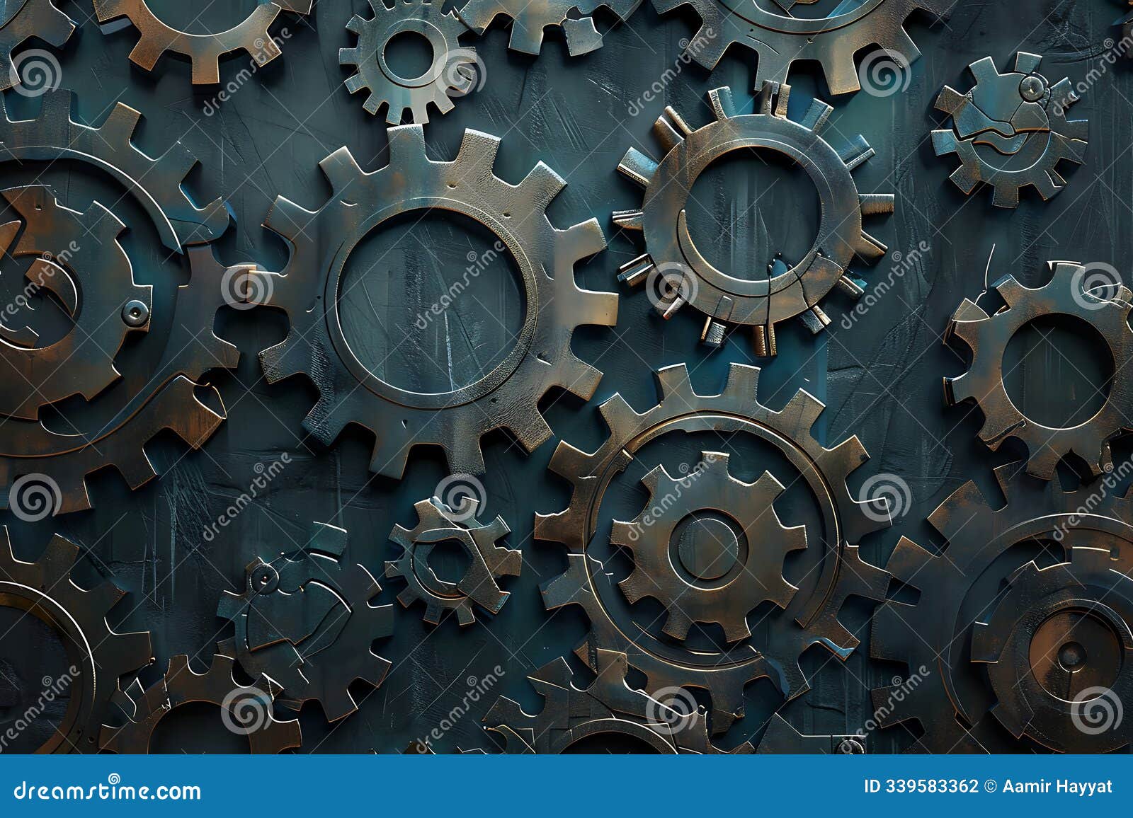 Steampunk Symbol of Success Featuring an Intricate Gear Shape. Stock ...