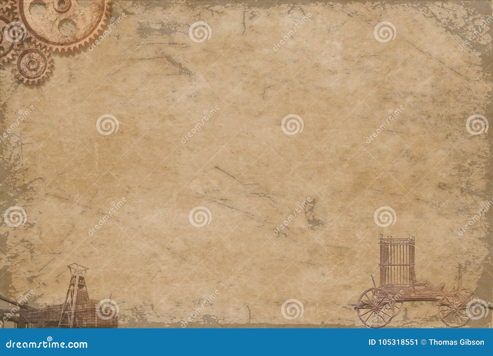 Steampunk texture stock illustration. Illustration of gear - 105318551