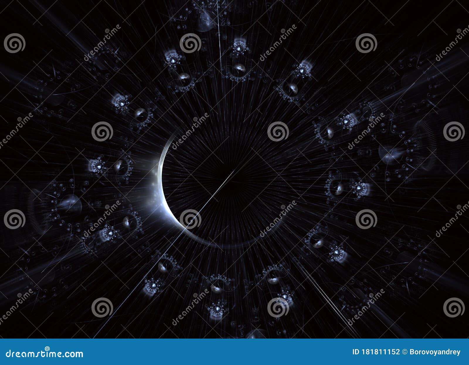 Steampunk Themed Clockwork Watch, Time Machine, Digital Fractal Art ...