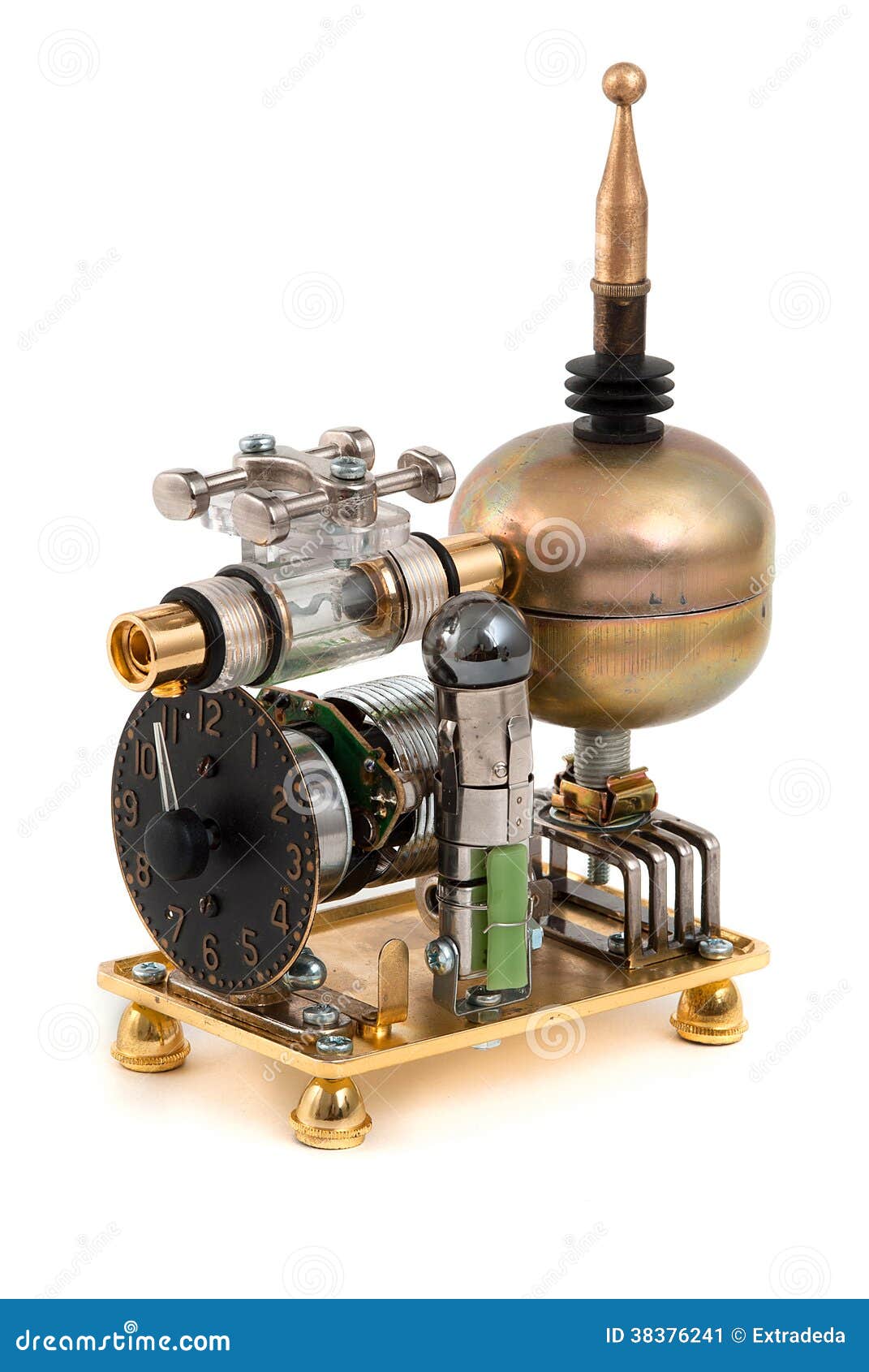 Steampunk toy. Generator stock image. Image of gear, industrial - 38376241