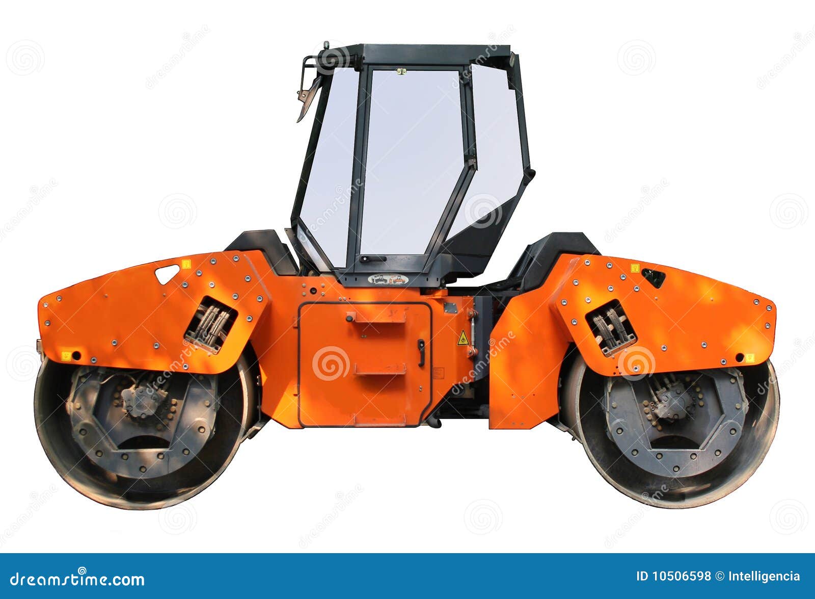 Steamroller stock photo. Image of heavy, machine, construct - 10506598