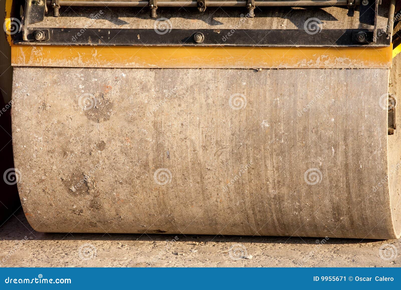 Steamroller stock image. Image of tool, roller, crushed - 9955671