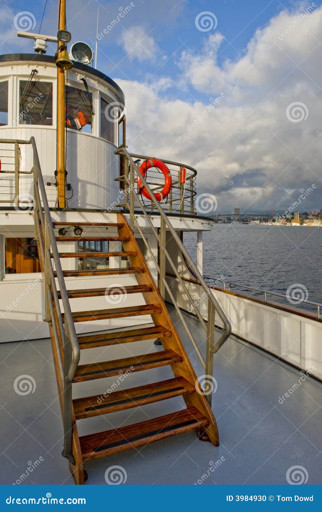 Steamship Pilot House and Deck Stock Photo - Image of steamship ...