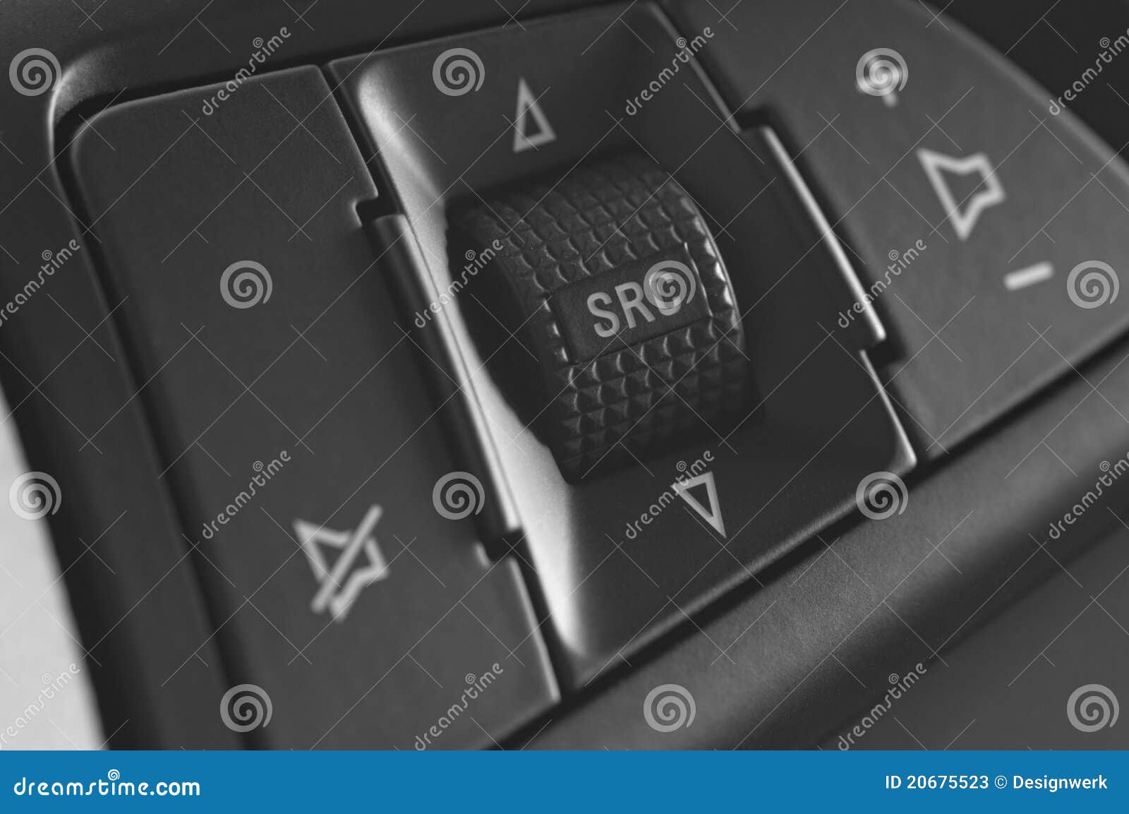 Stearing Wheel Control Buttons Stock Image - Image of interior, mute ...