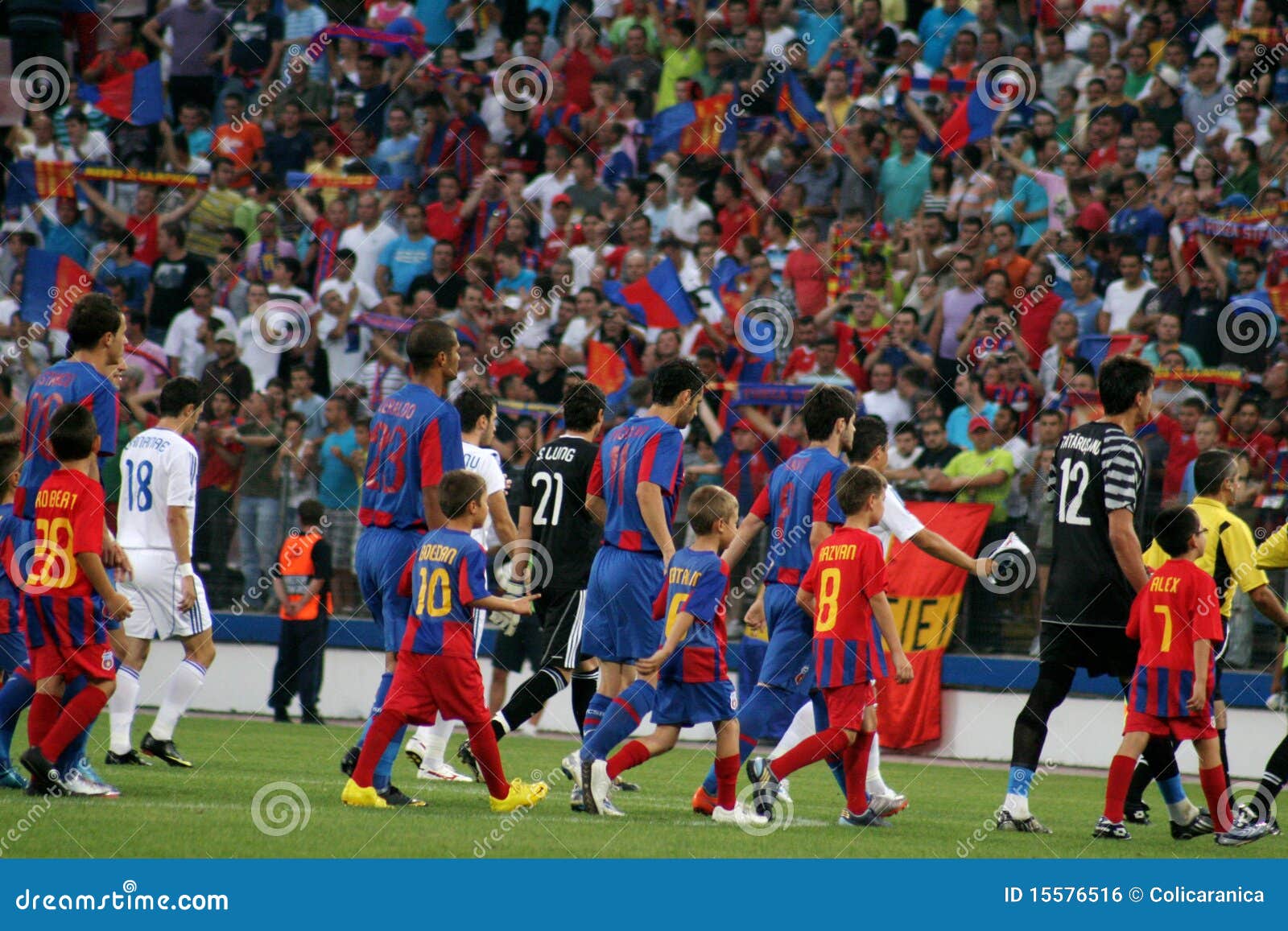 Steaua Bucharest Football Team Editorial Photo - Image of soccer ...