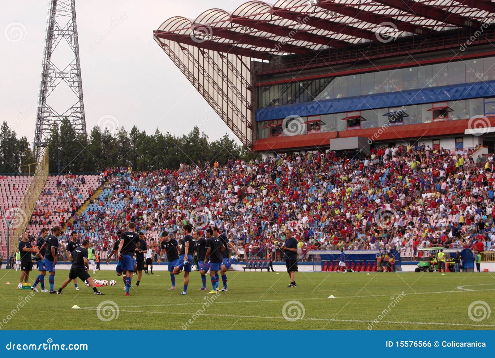 Steaua Bucharest Football Team Editorial Photo - Image of stadium ...