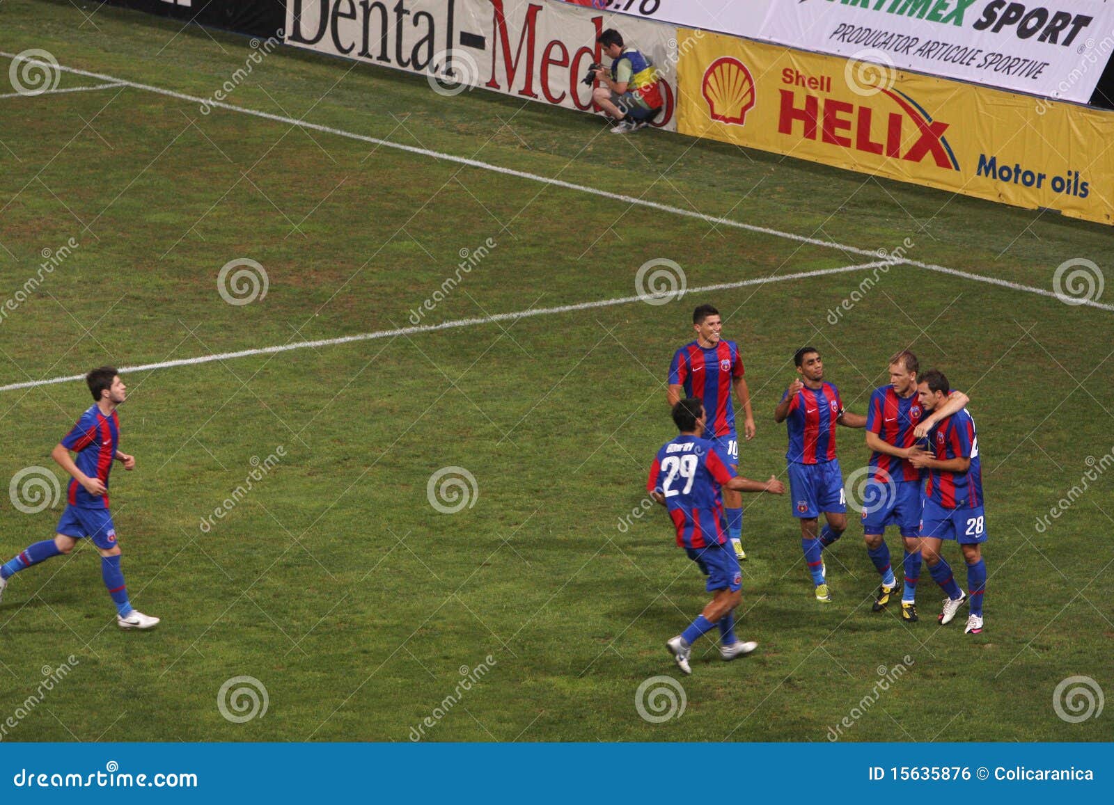 Steaua Bucharest Football Team Editorial Photo - Image of steaua, arena ...