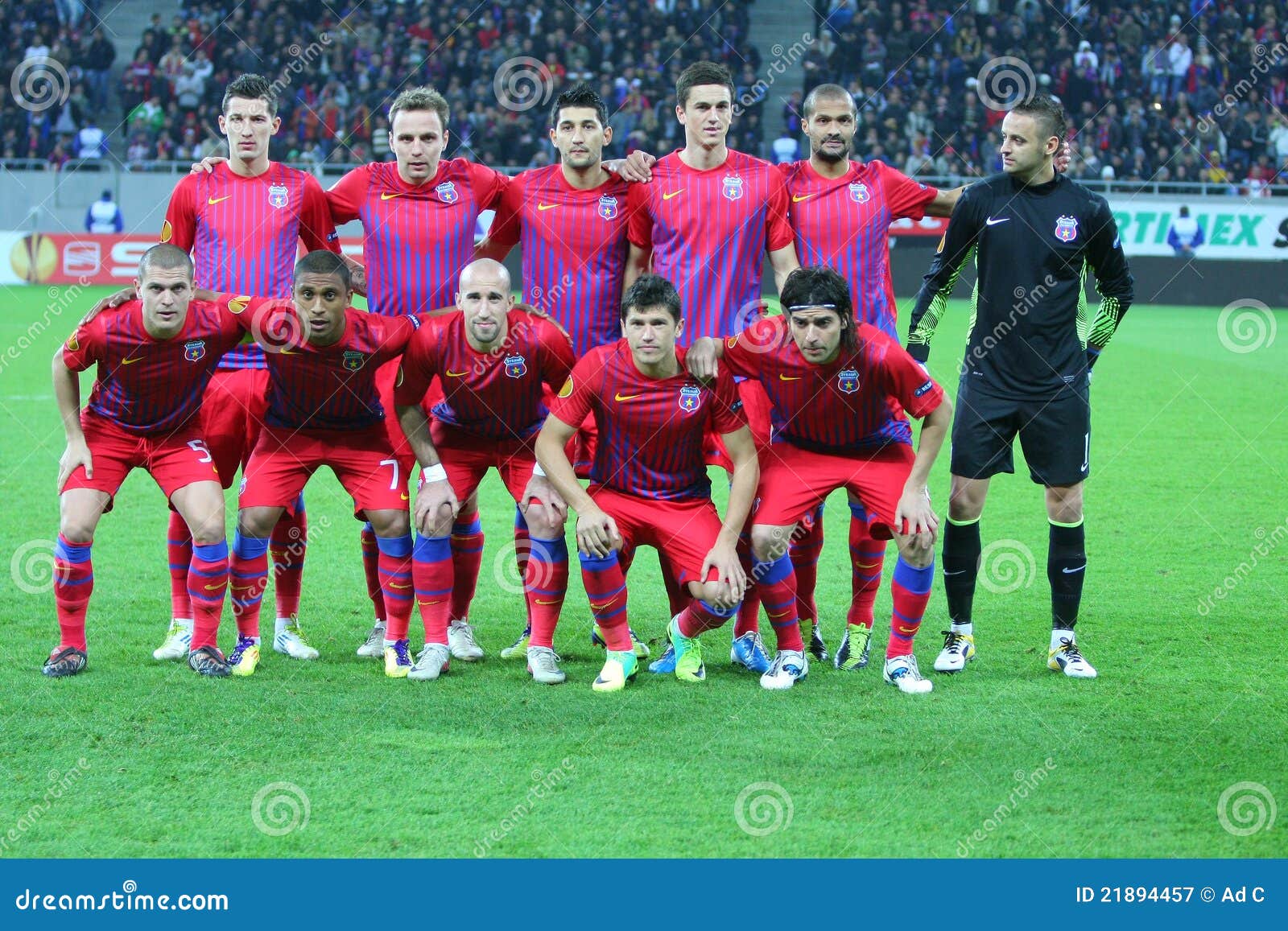 Steaua Bucharest - Maccabi Haifa Editorial Photography - Image of pitch ...