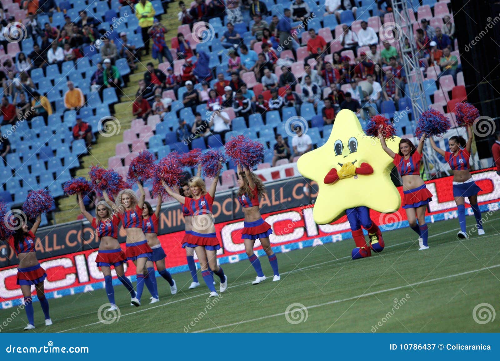 Steaua Bucharest mascot editorial photography. Image of sports - 10786437