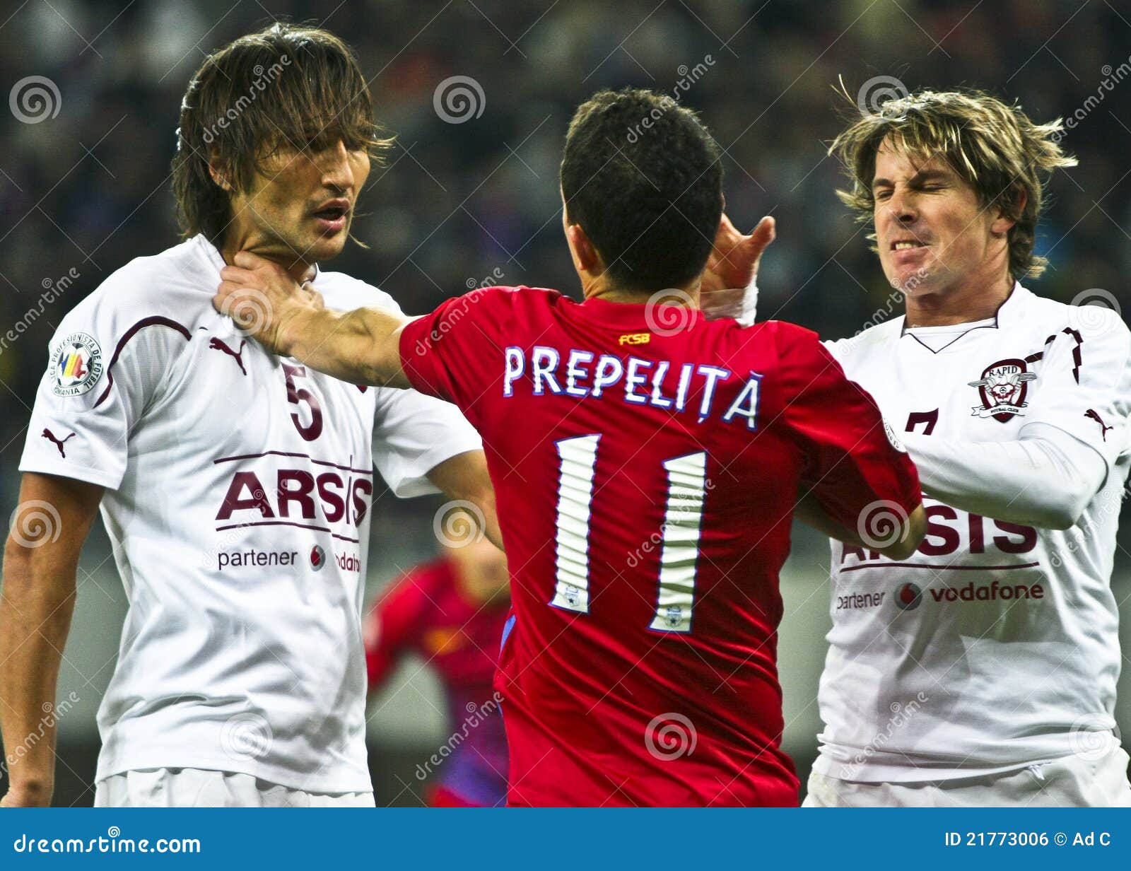 Steaua Bucharest - Rapid Bucharest Editorial Photo - Image of flags ...
