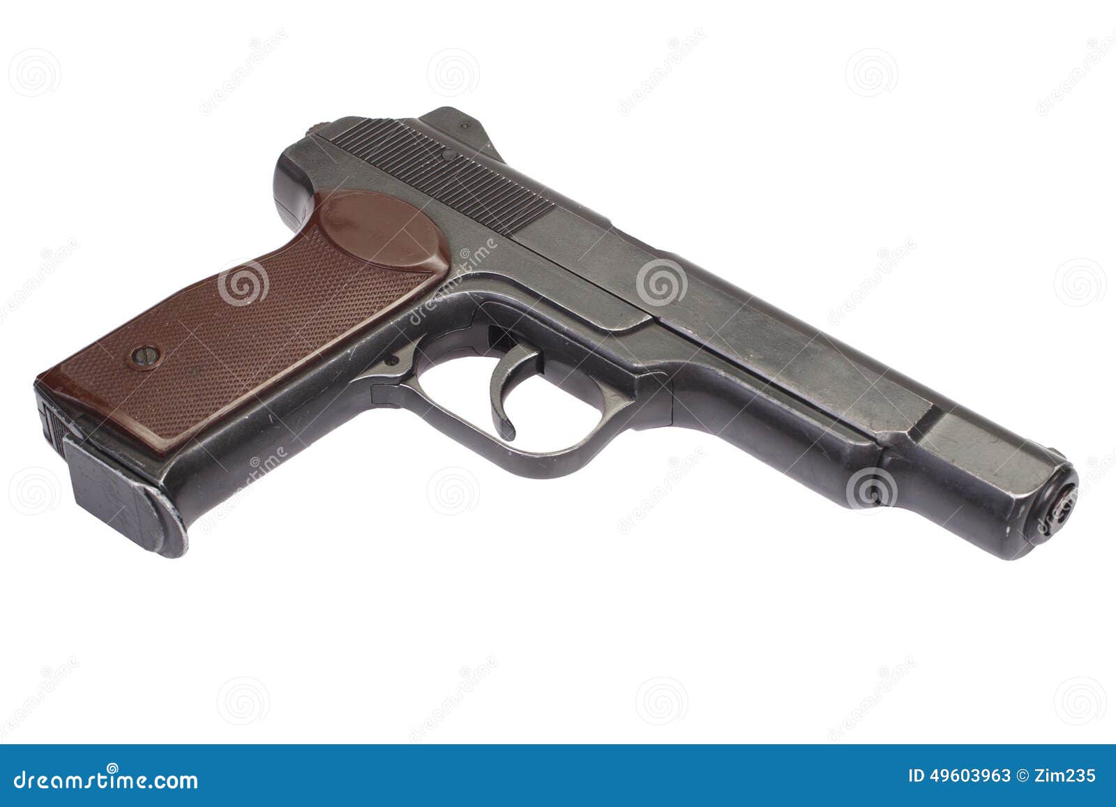Stechkin Automatic Pistol APS Stock Image - Image of police, russian ...