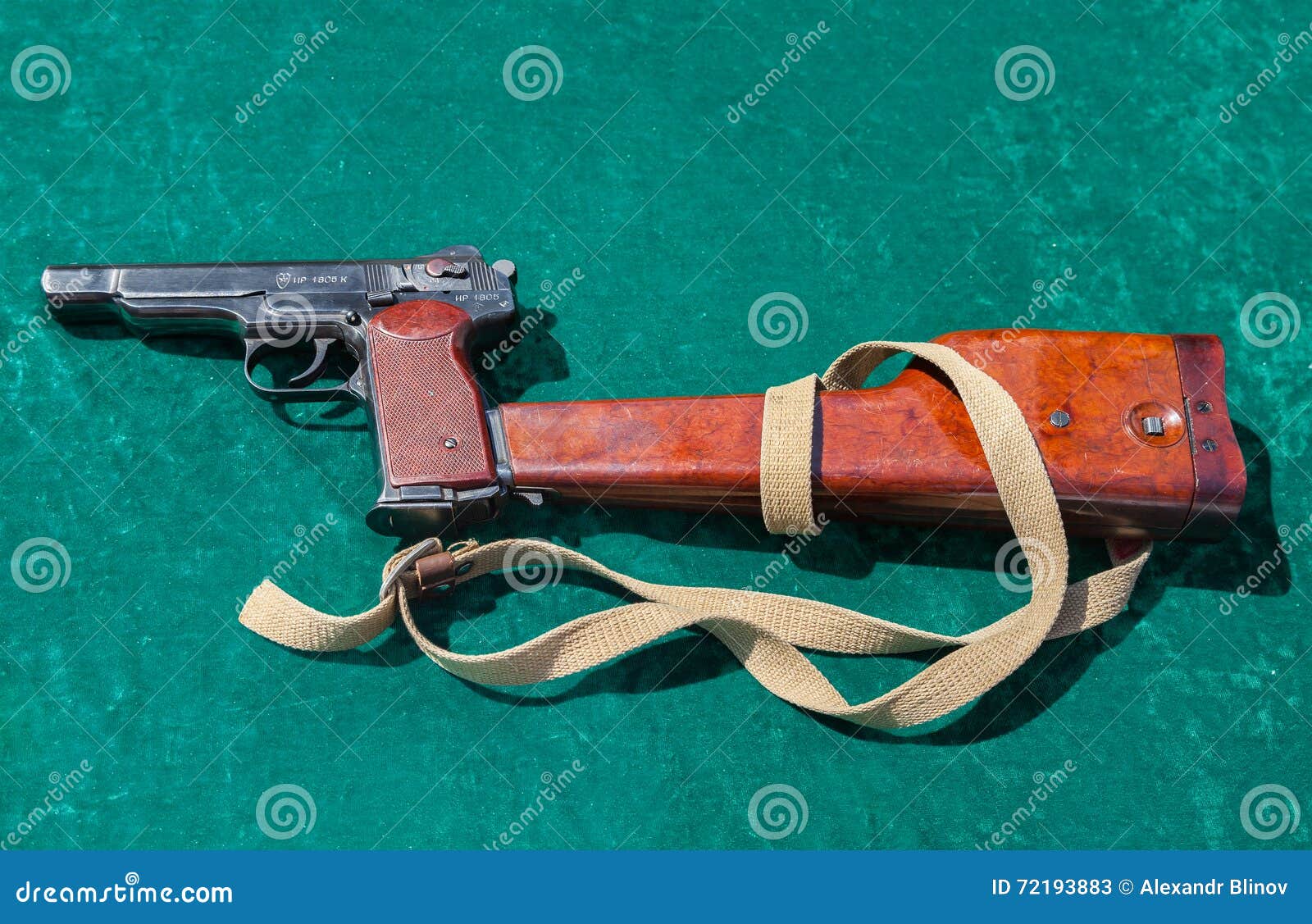 The Stechkin Automatic Pistol or APS Editorial Stock Photo - Image of ...