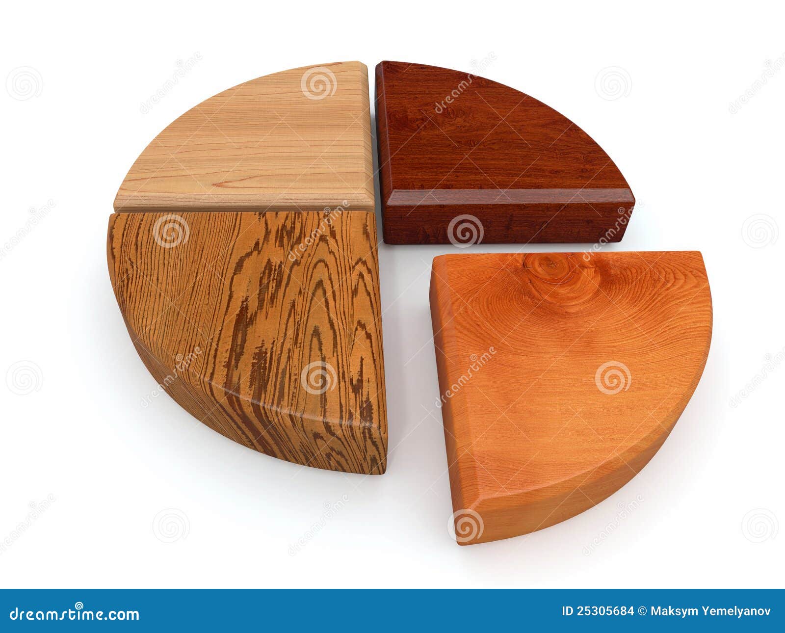 Steekproeven Van Verschillende Types Van Hout Stock Illustratie ...