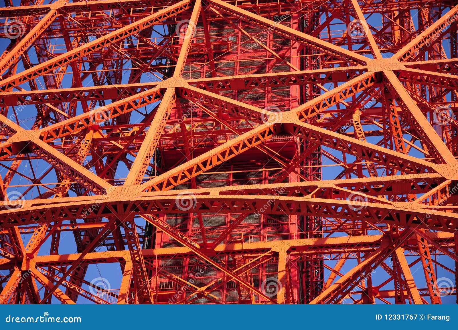 Steel abstract stock image. Image of construction, tower - 12331767