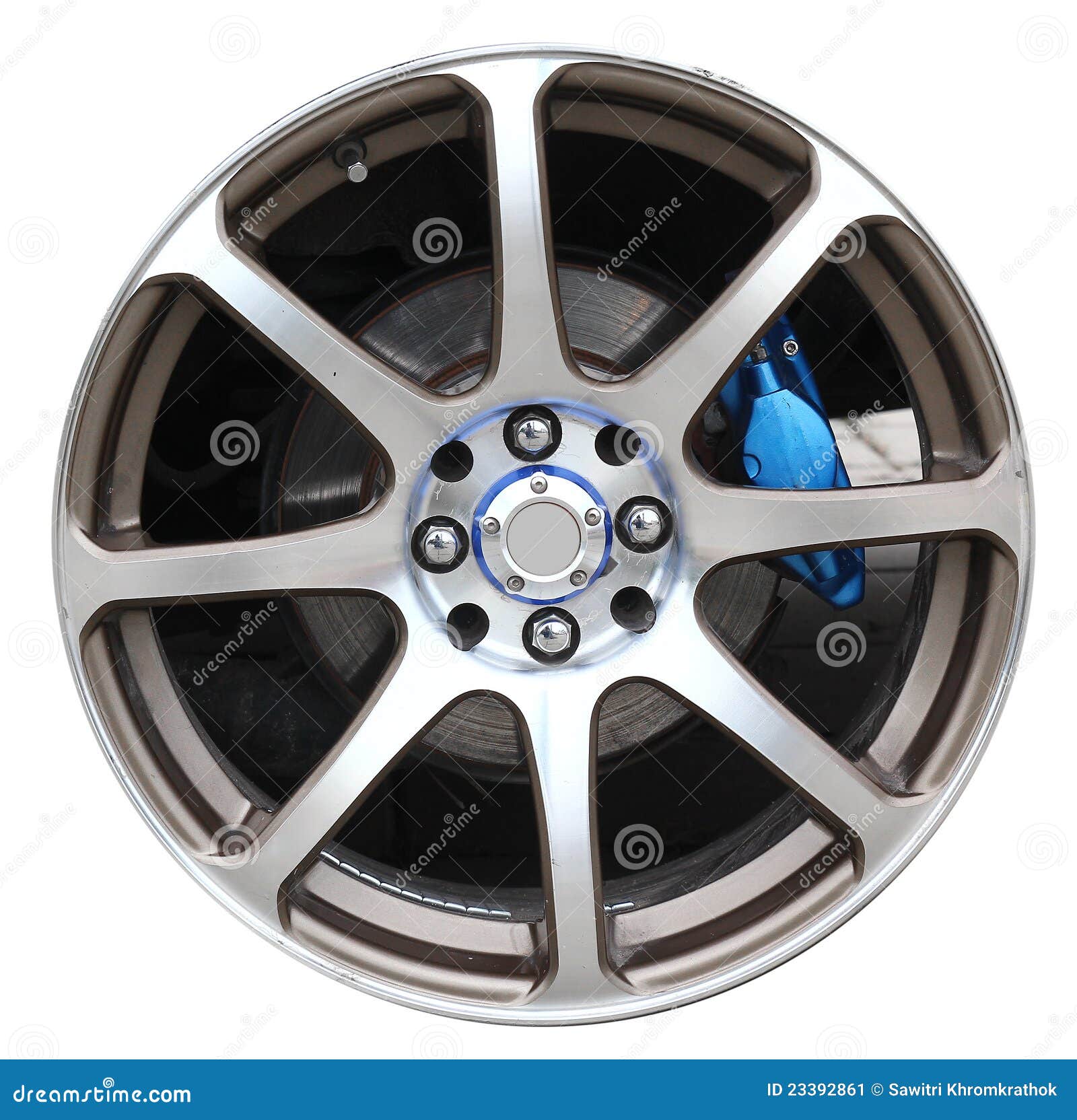 Steel alloy car rim stock image. Image of motor, aluminum - 23392861