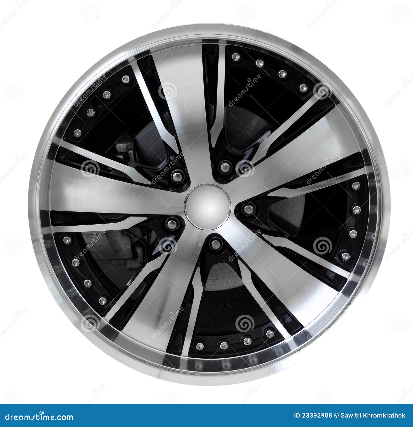 Steel alloy car rim stock photo. Image of automobile - 23392908