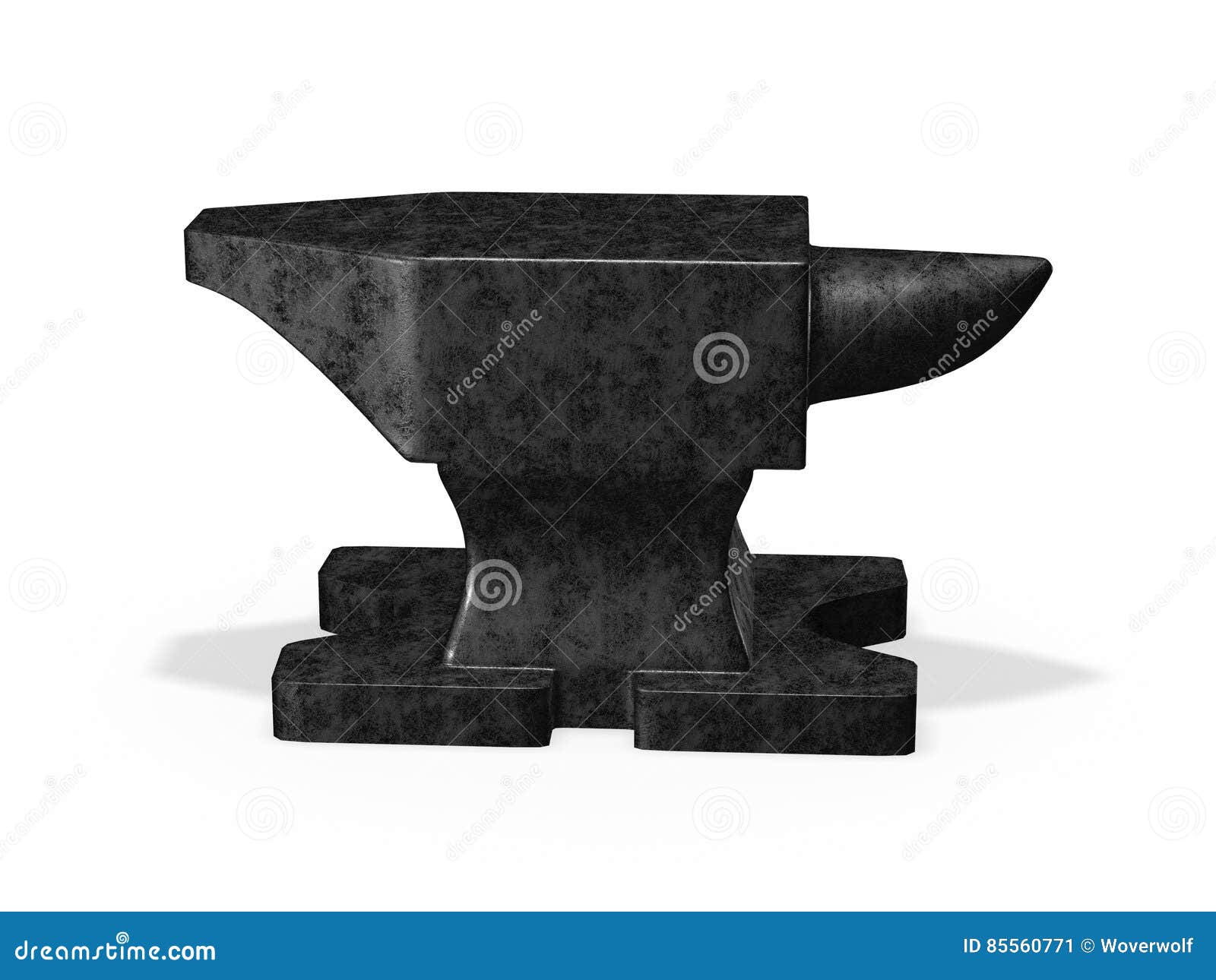 Steel anvil stock illustration. Illustration of strong - 85560771