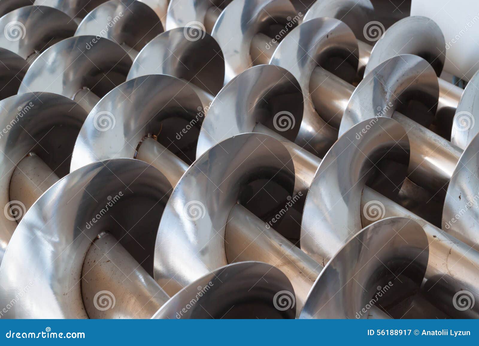 Steel augers . stock image. Image of drilling, manufacturing - 56188917