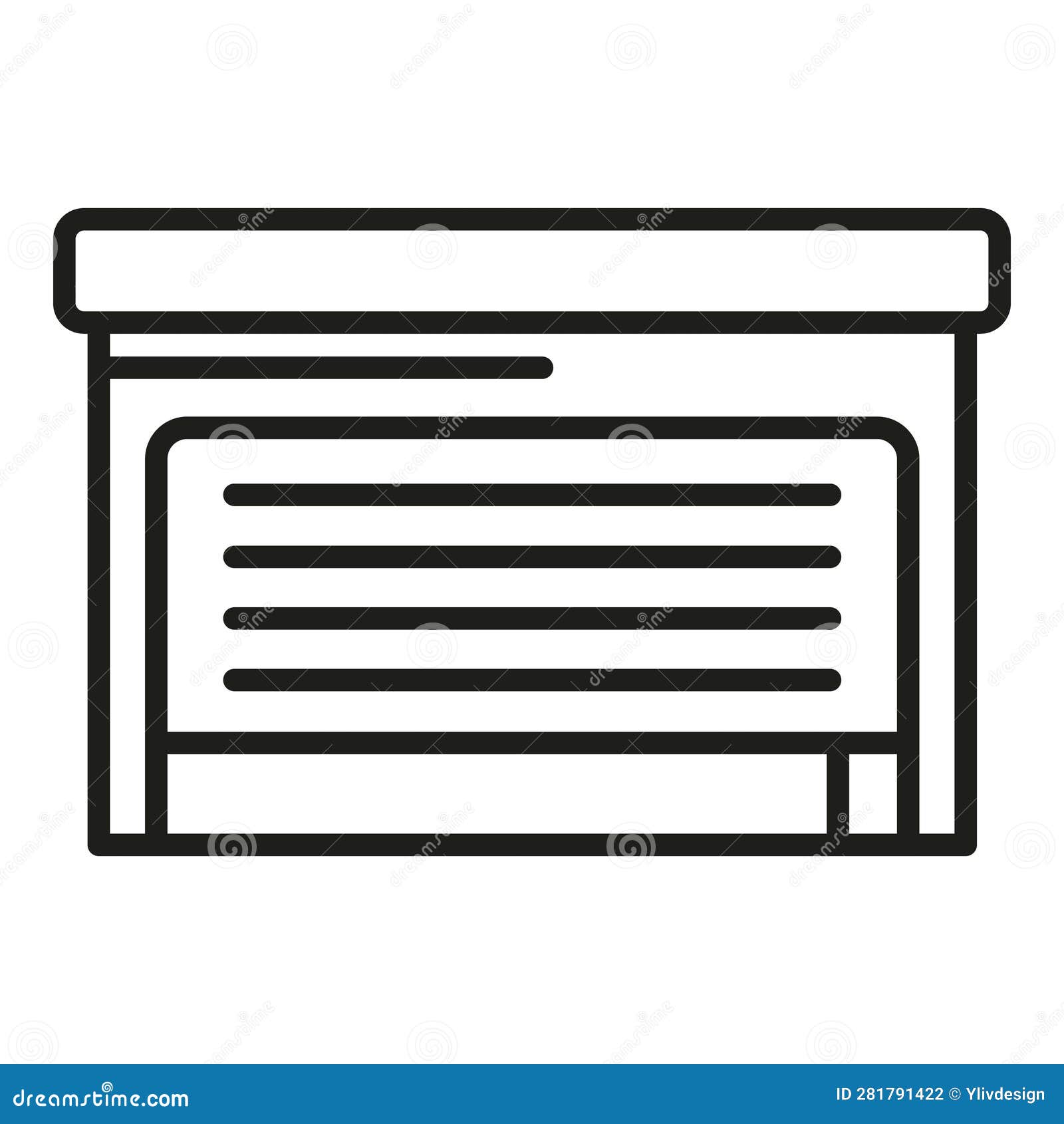 Steel Automatic Gates Icon Outline Vector. House Gate Stock Vector ...