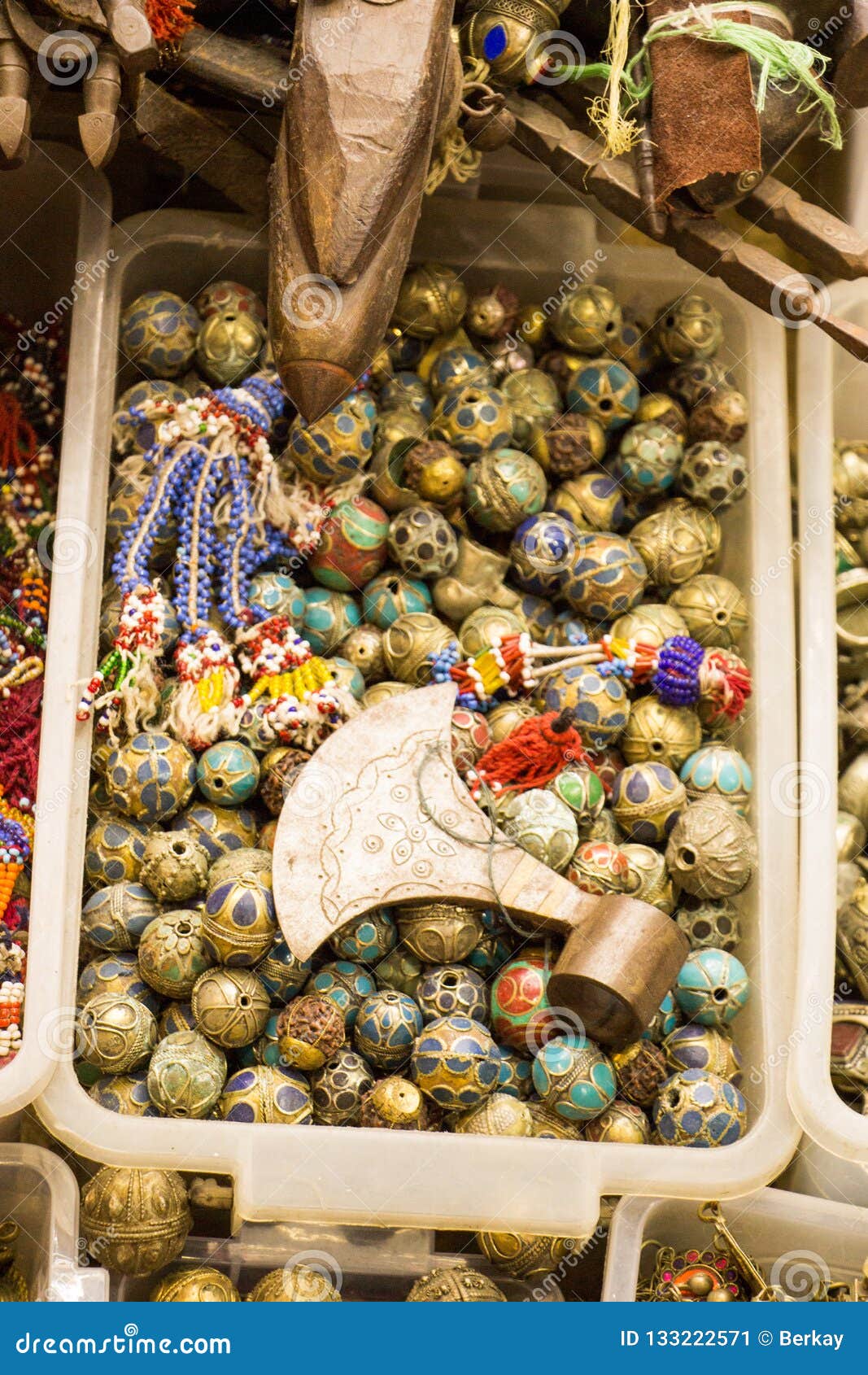 Steel Axe Head in a Box of Trivial Things Stock Image - Image of wood ...