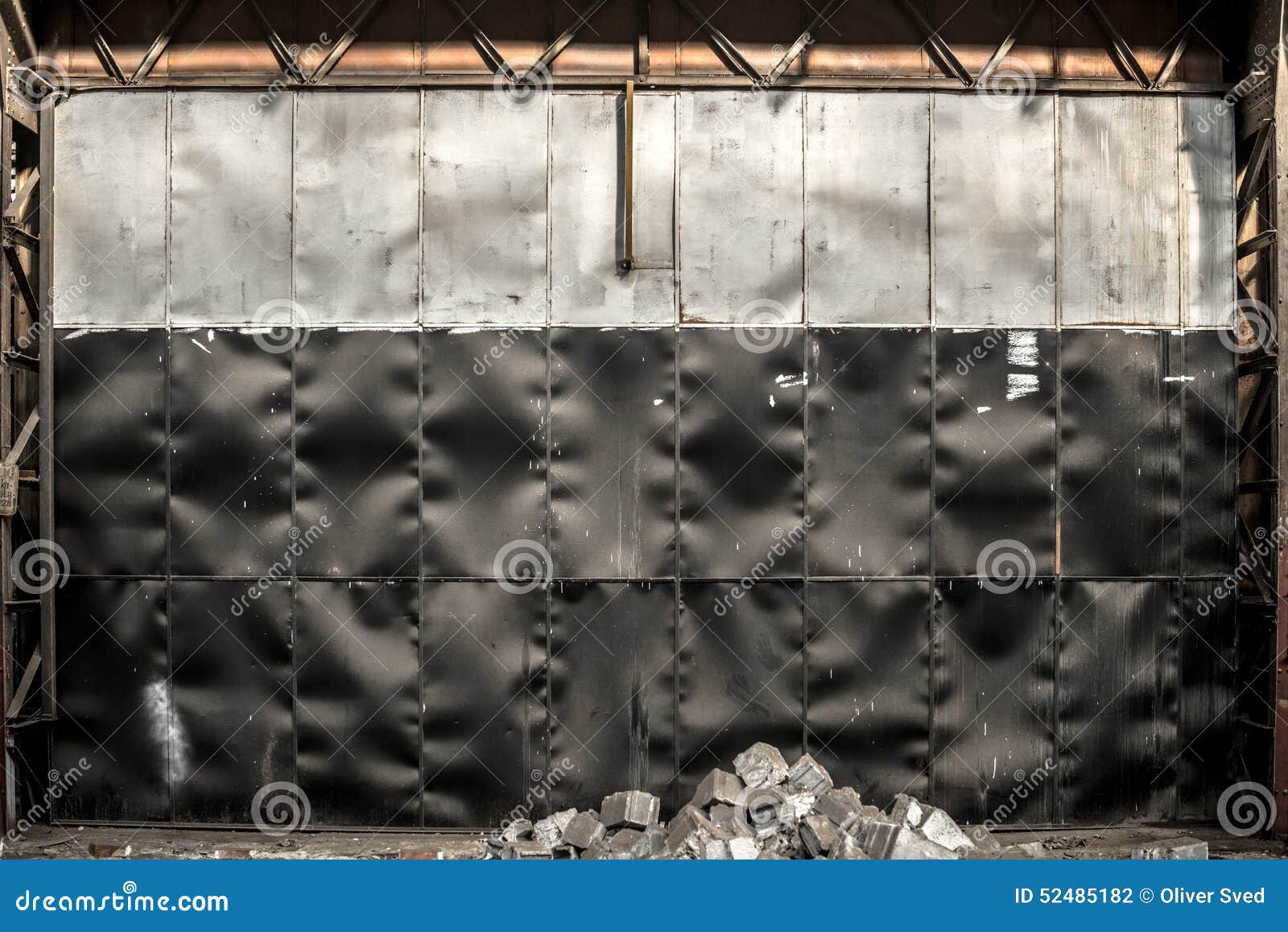 Steel Background in Factory Stock Photo - Image of aluminum, grunge ...