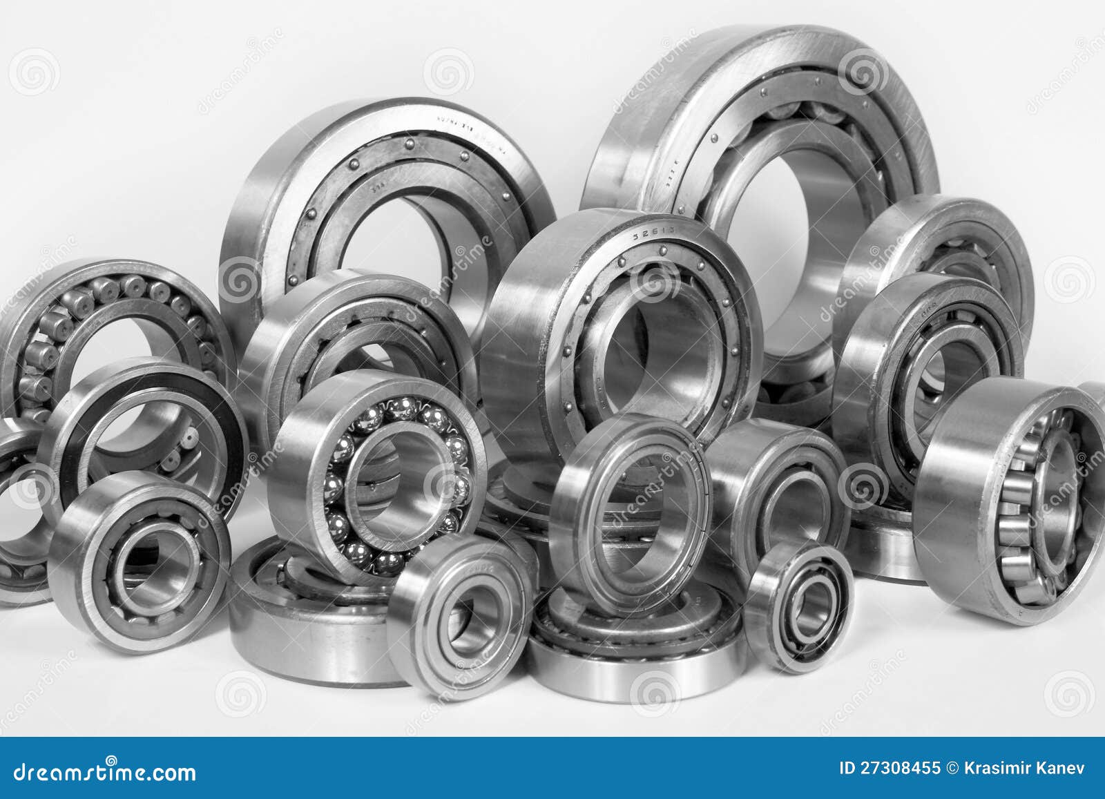 Steel ball bearings stock image. Image of industry, idea - 27308455