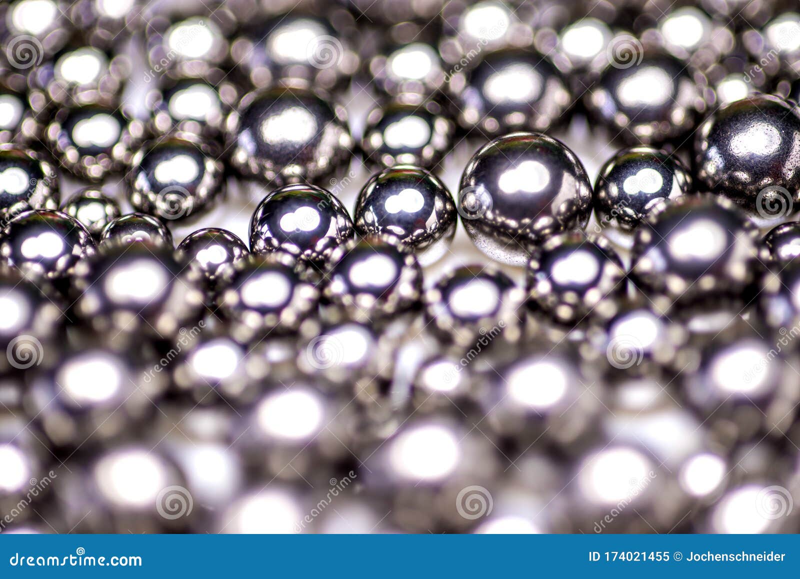 Steel Balls of a Rolling Element Stock Image - Image of load, balls ...