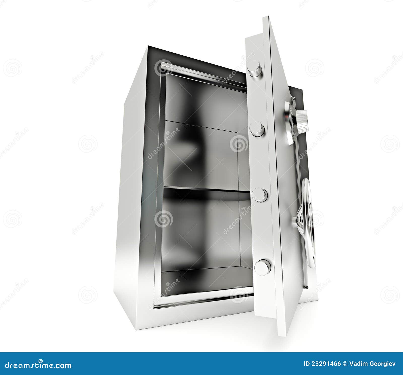 Steel bank safe stock illustration. Illustration of money - 23291466