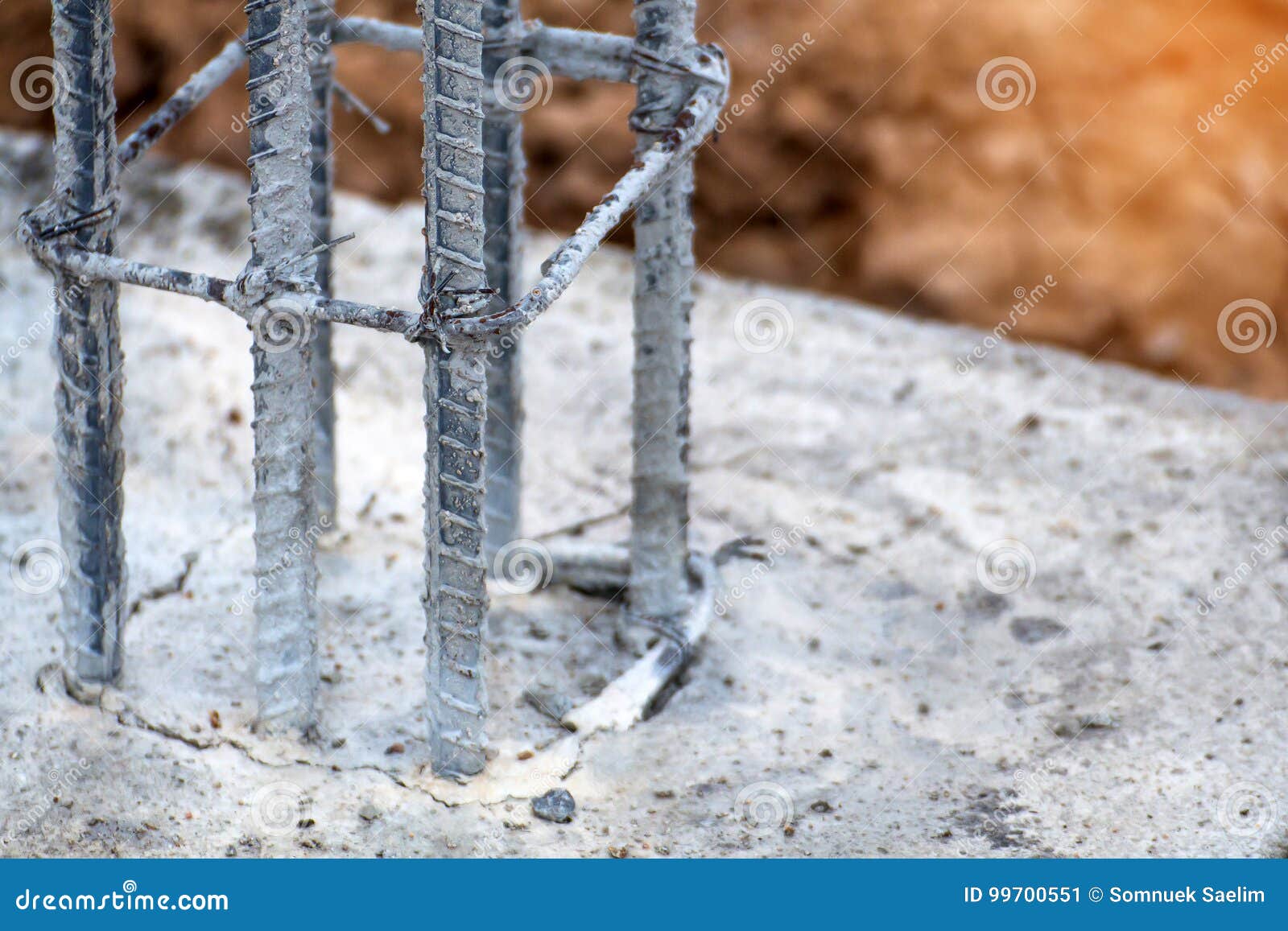 Steel Bar for Construction Concrete Work,mortar in Structural Ba Stock ...