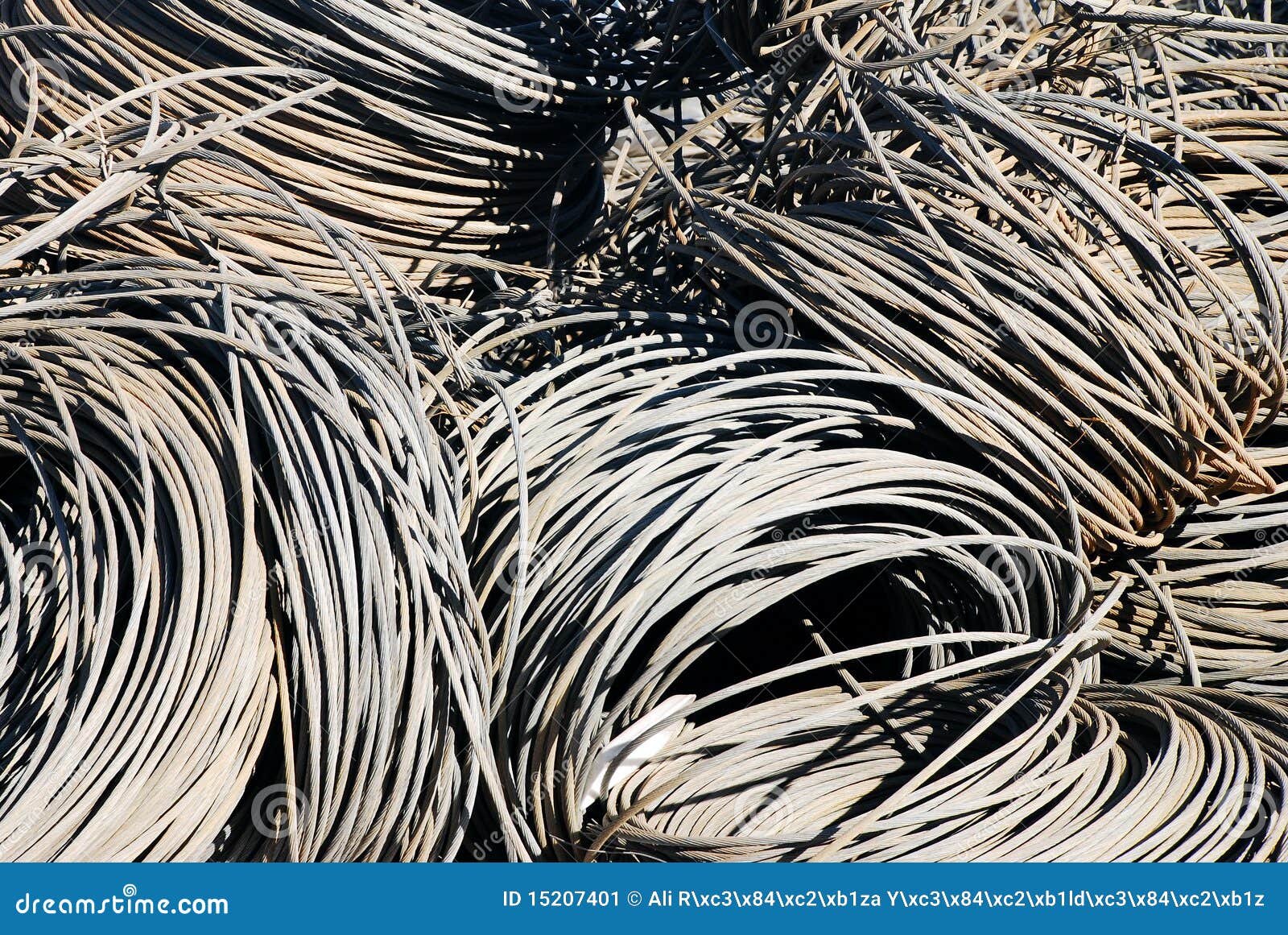 Steel bar rolls stock image. Image of concrete, heavy - 15207401