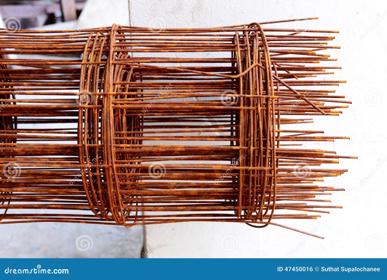 Steel Bar Rust is for the Construction. Stock Photo - Image of wrought ...