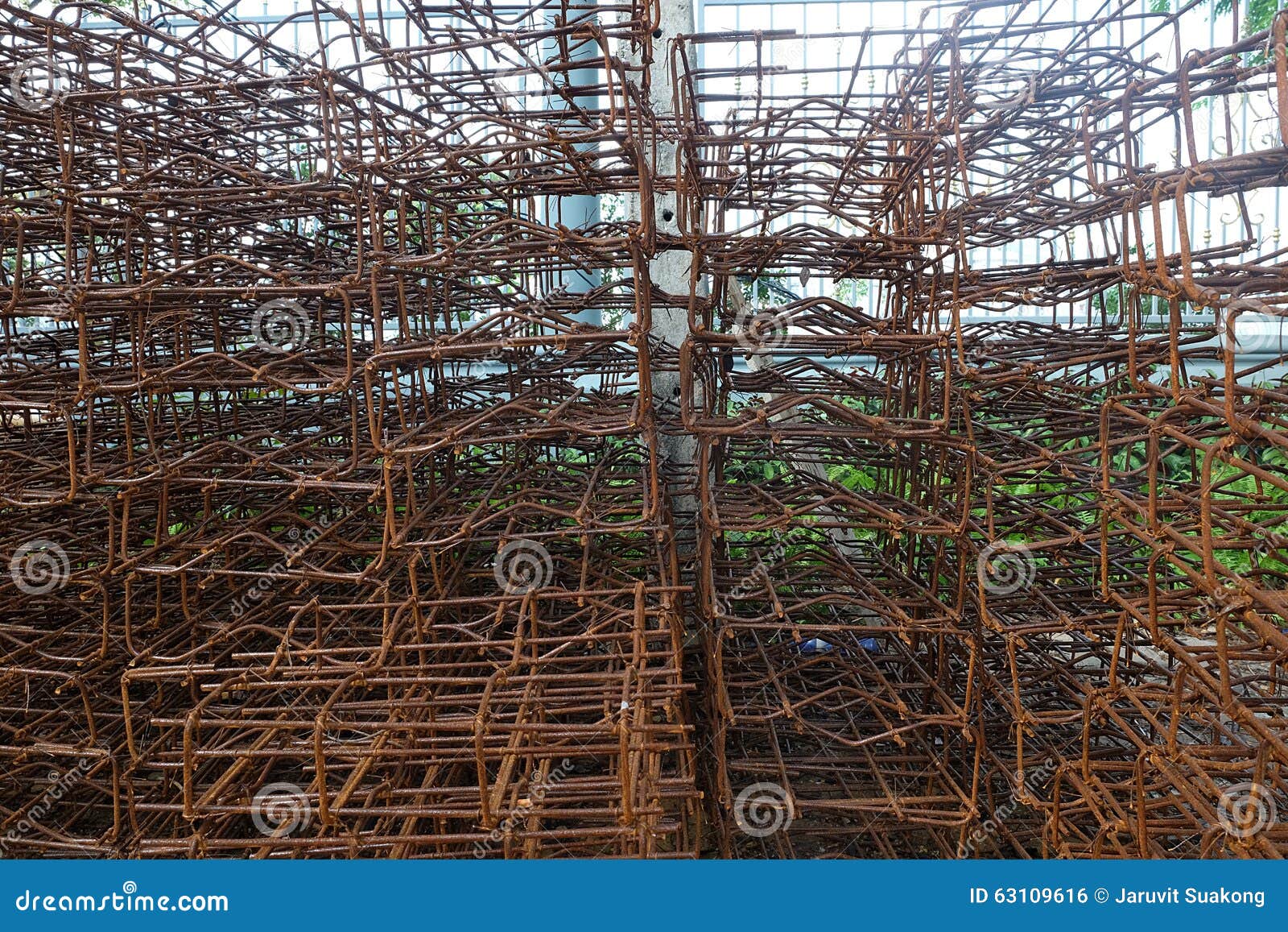 Steel bar is rust stock photo. Image of metal, material - 63109616